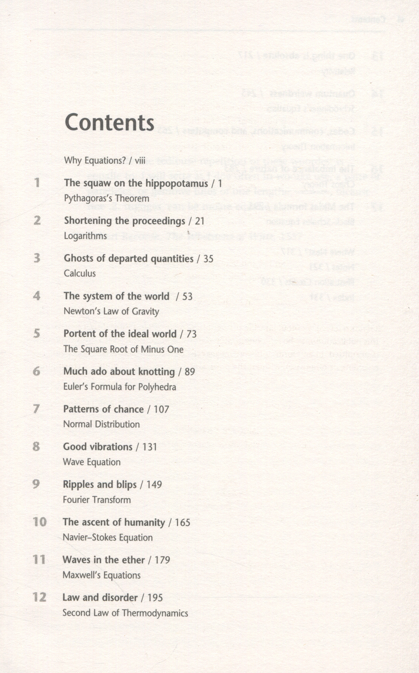 Seventeen Equations that Changed the World by Stewart, Ian ...