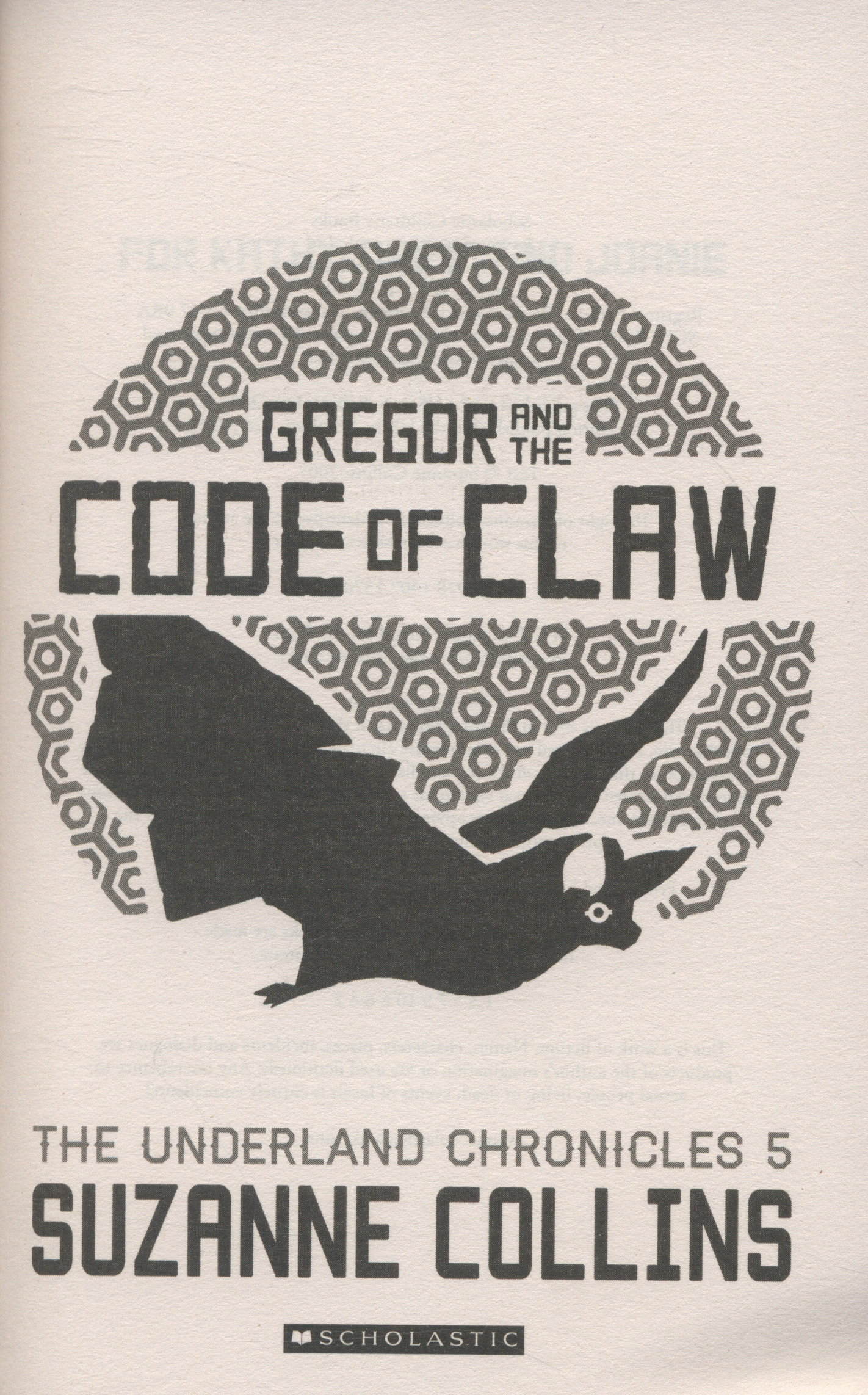 Gregor and the code of claw
