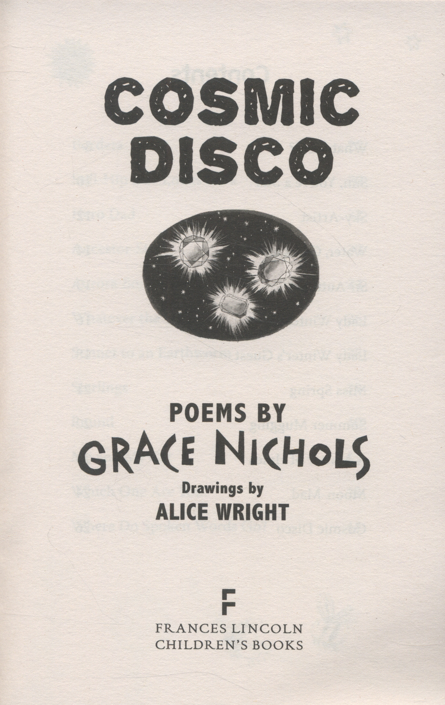 Cosmic disco by Nichols, Grace (9781847803986) | BrownsBfS