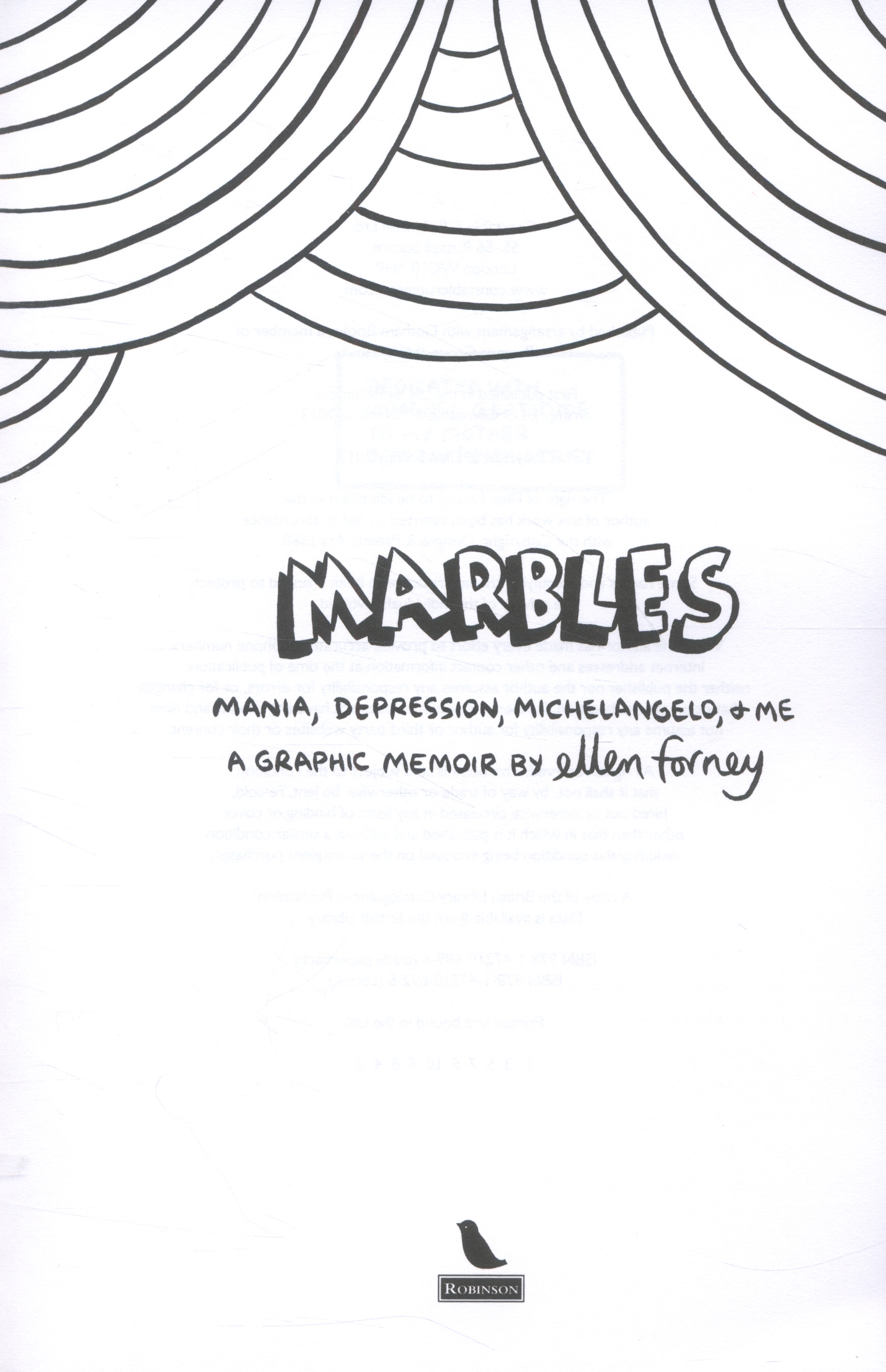 Marbles: Mania, Depression, Michelangelo and Me by Forney, Ellen ...
