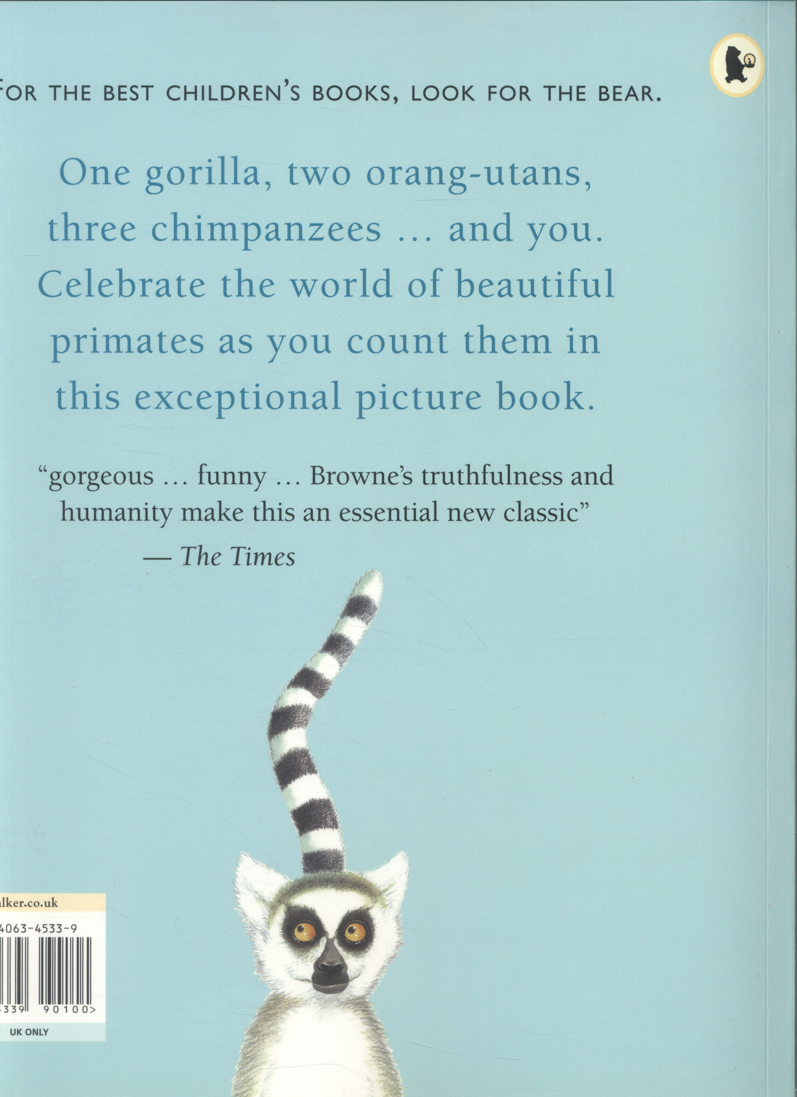 One Gorilla: A Counting Book by Browne, Anthony (9781406345339 ...