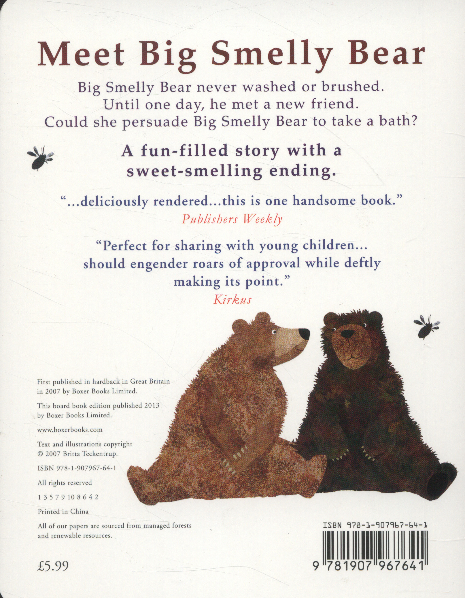 Big Smelly Bear by Teckentrup, Britta (9781907967641) | BrownsBfS