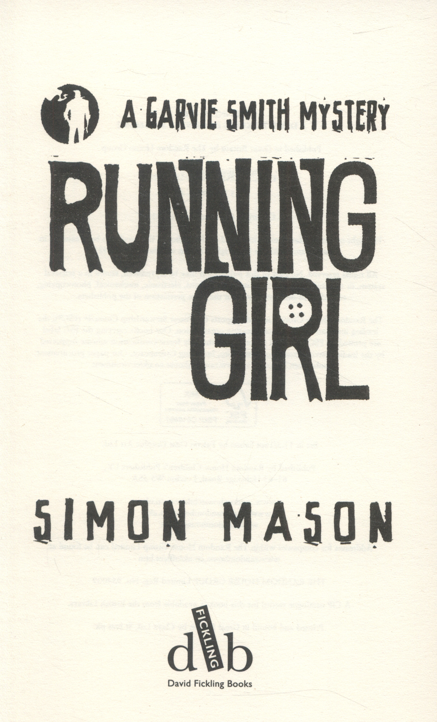 Running Girl by Mason, Simon (9780857560582) | Browns Books