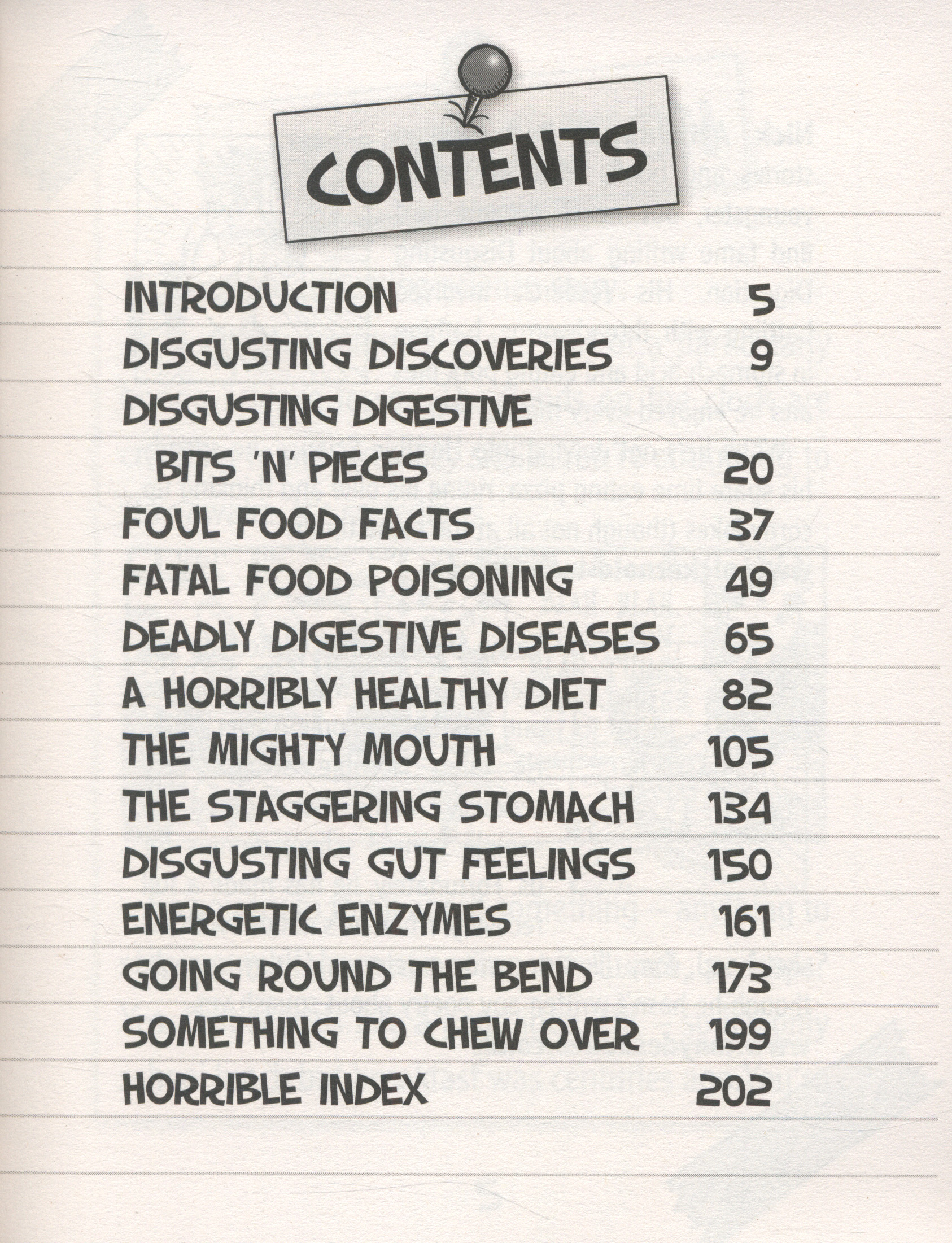 Disgusting digestion (Abridged edition)