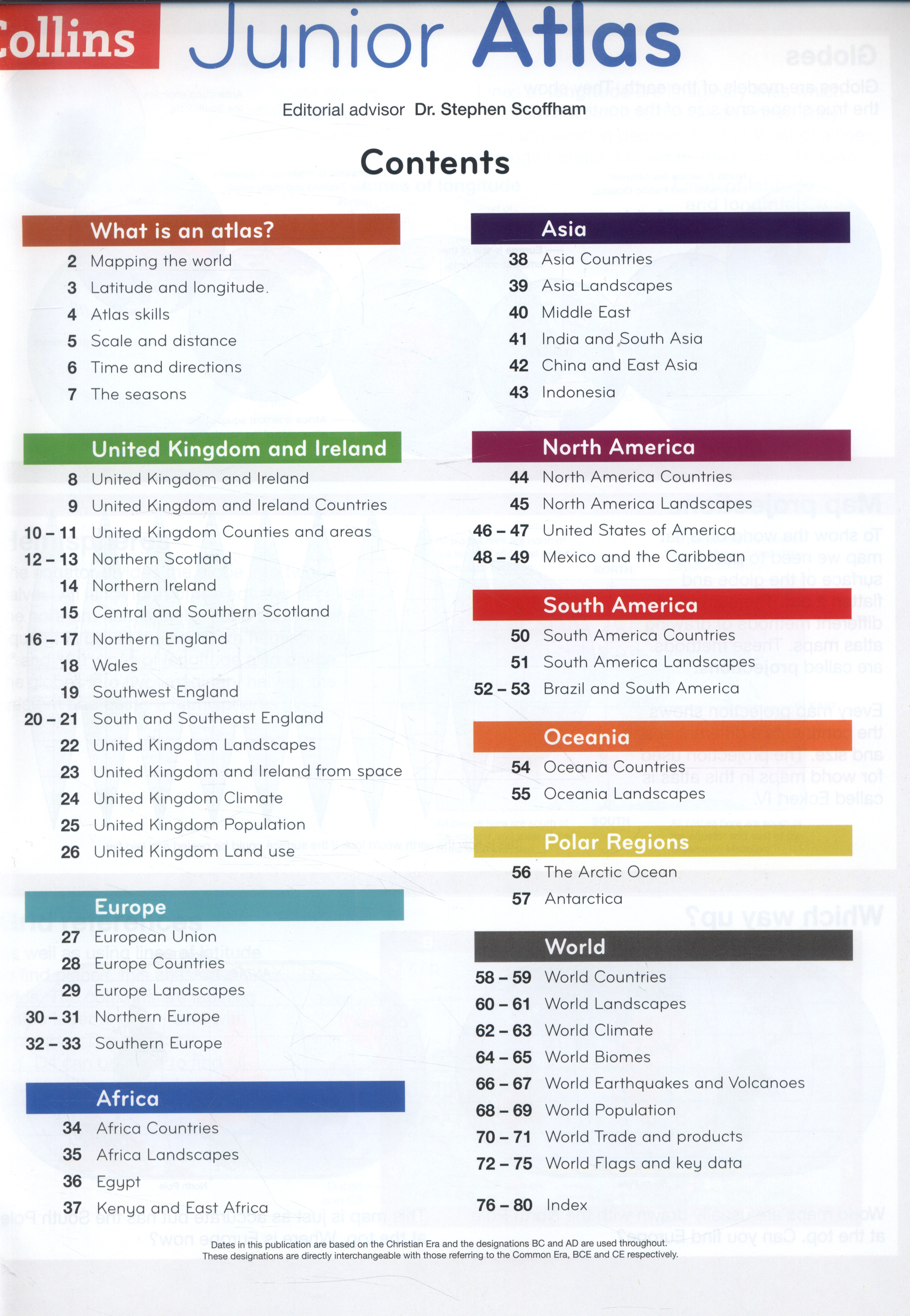 Collins junior atlas by Collins Maps (9780007524754) | BrownsBfS