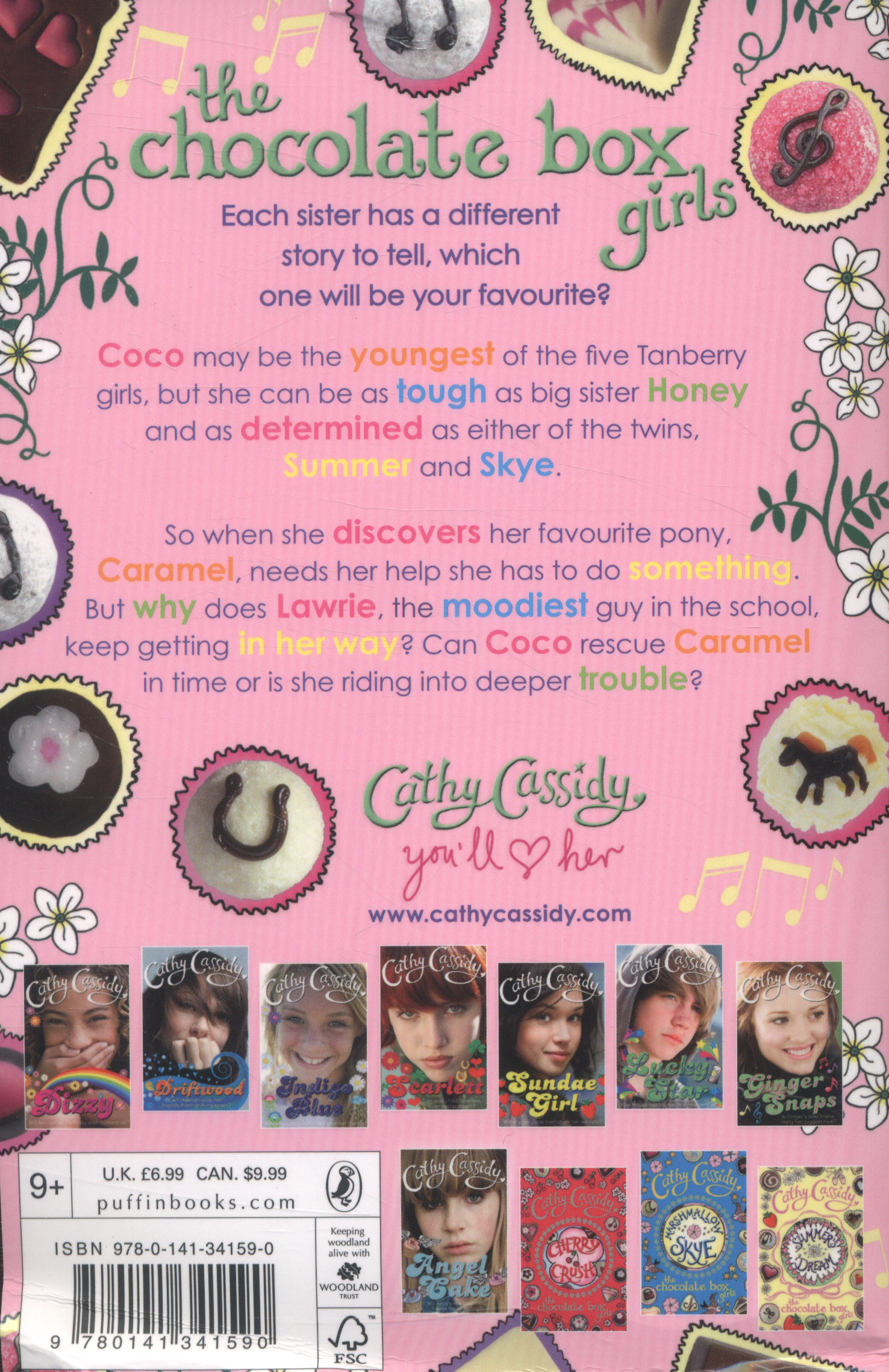 Chocolate Box Girls: Coco Caramel by Cassidy, Cathy (9780141341590 ...