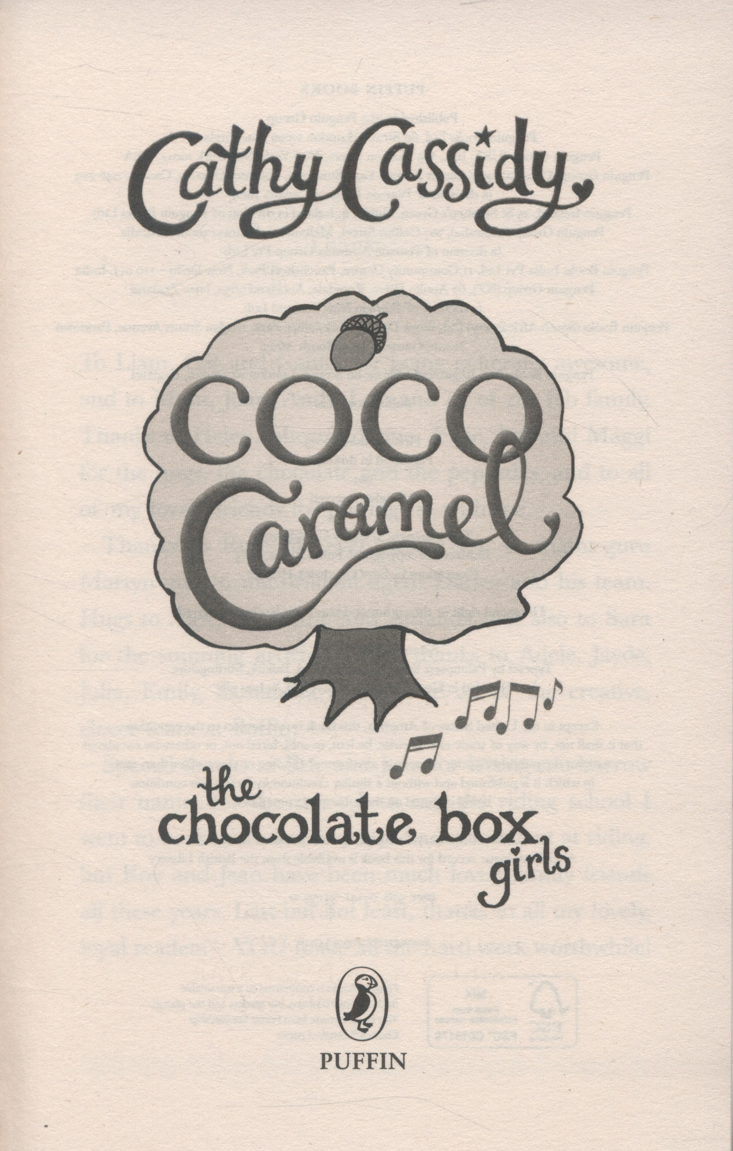 Chocolate Box Girls: Coco Caramel by Cassidy, Cathy (9780141341590 ...