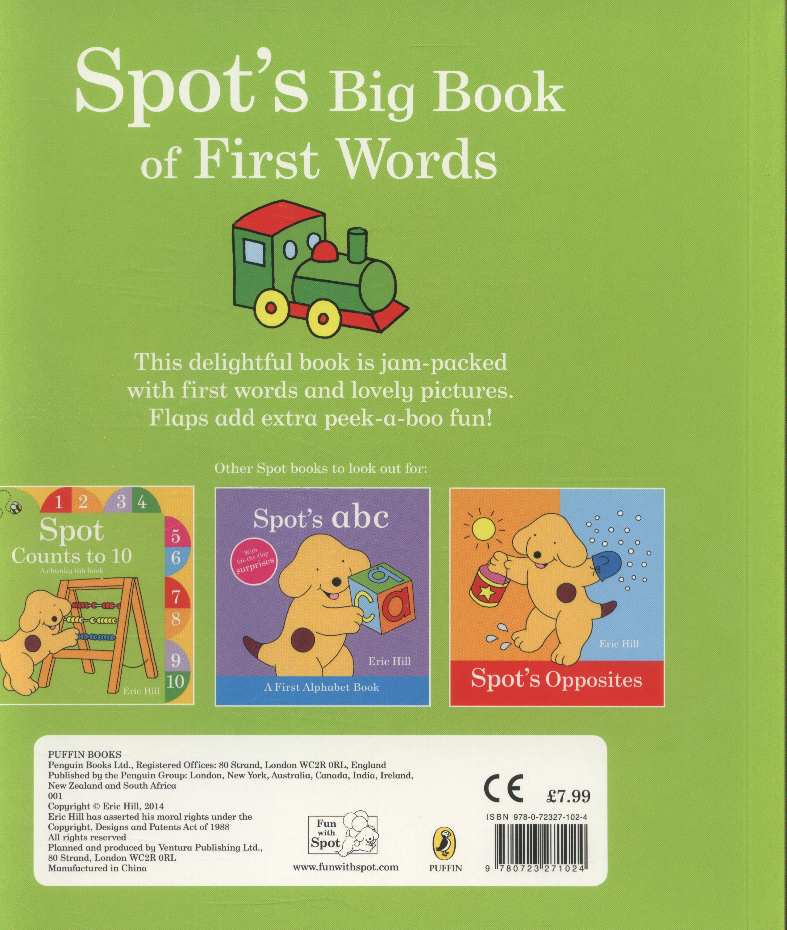 Spot's big book of first words : full of fun flaps too! by Hill, Eric ...
