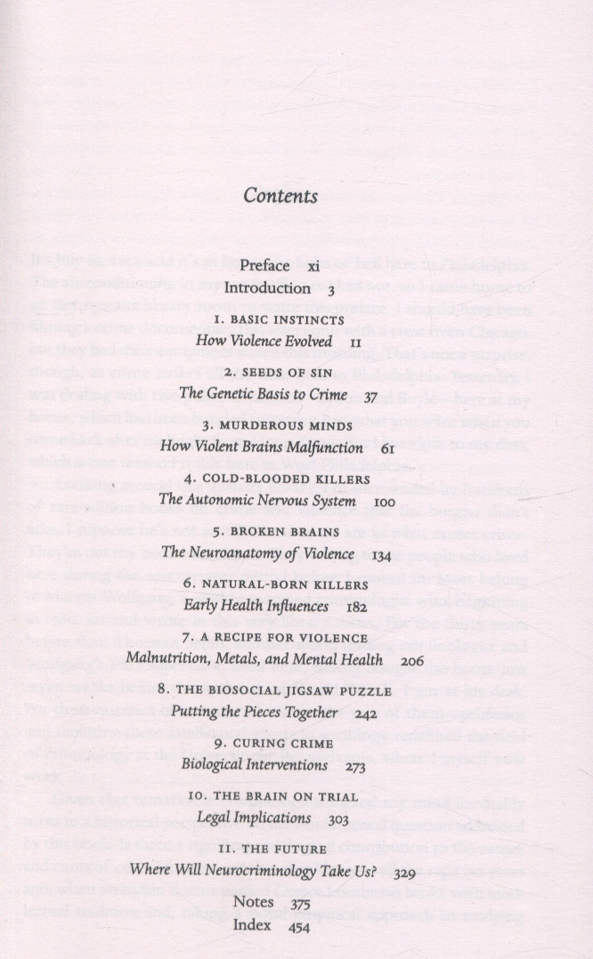 The Anatomy of Violence : The Biological Roots of Crime