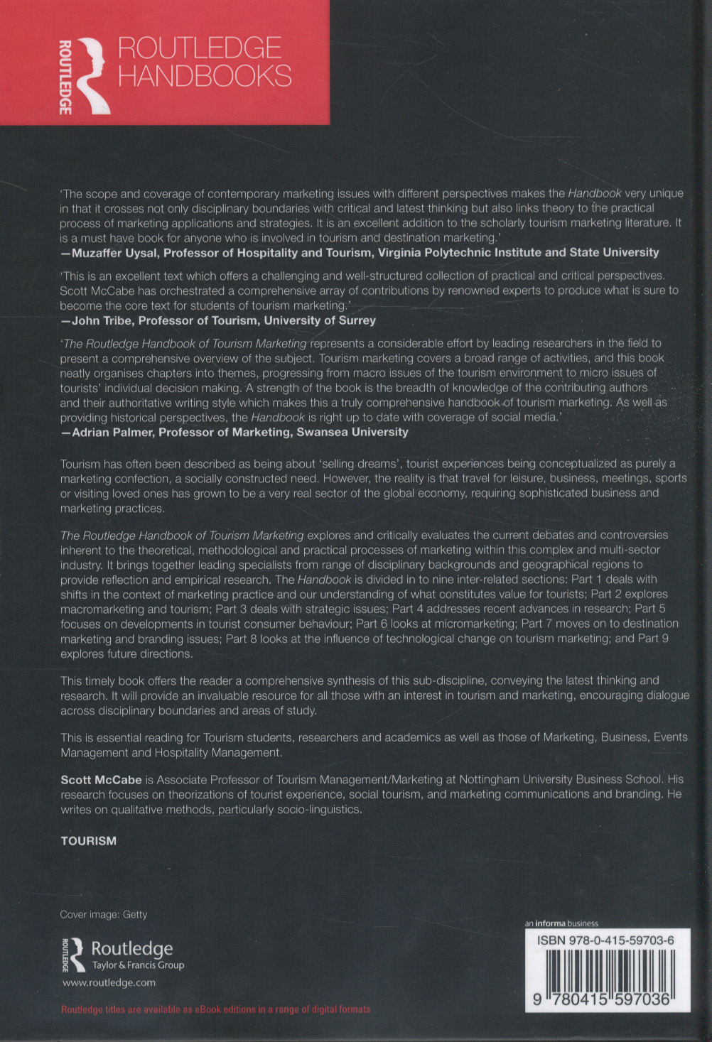 The Routledge Handbook of Tourism Marketing by McCabe, Scott ...