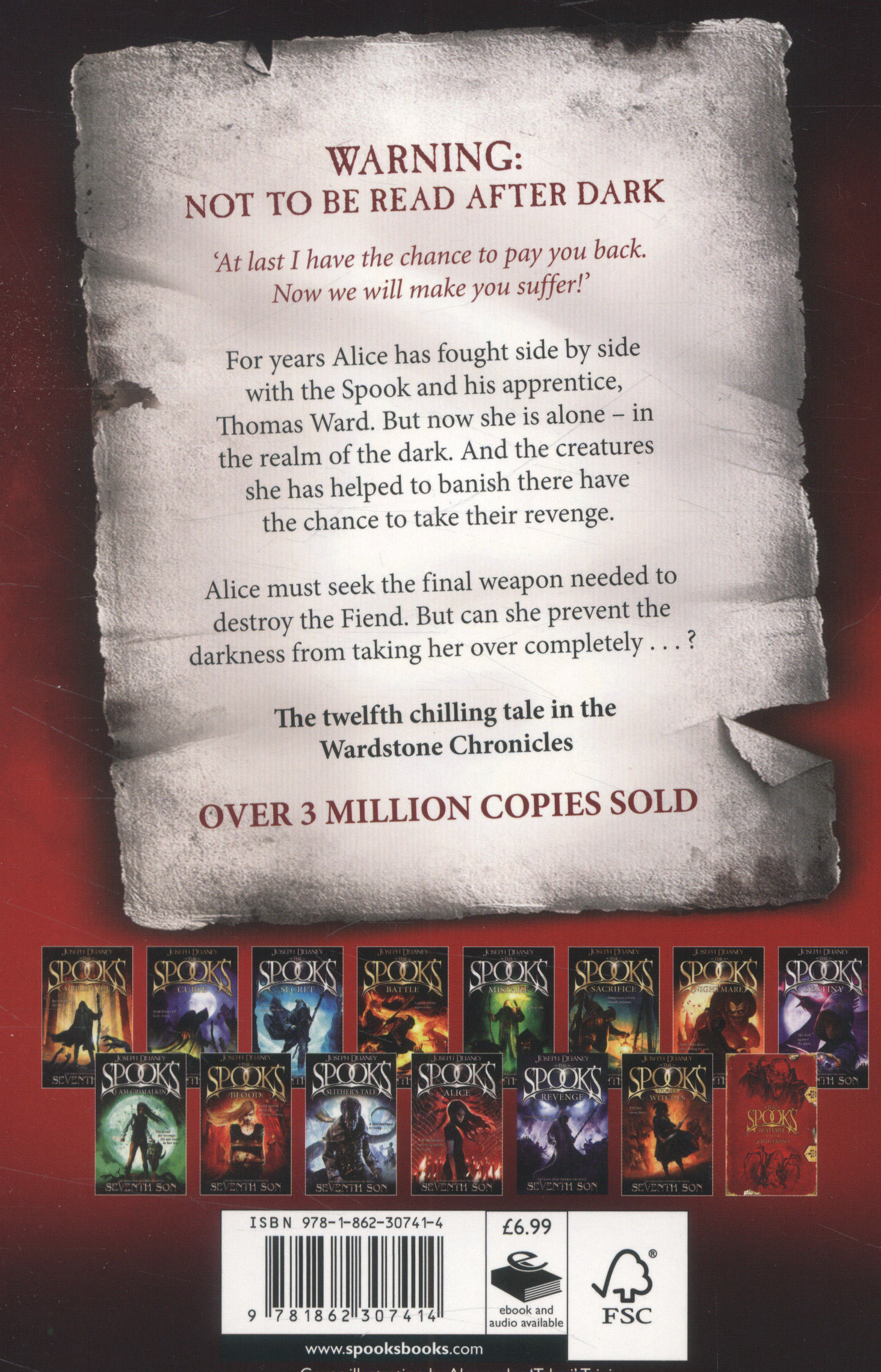 Spook's: Alice by Delaney, Joseph (9781862307414) | Browns Books