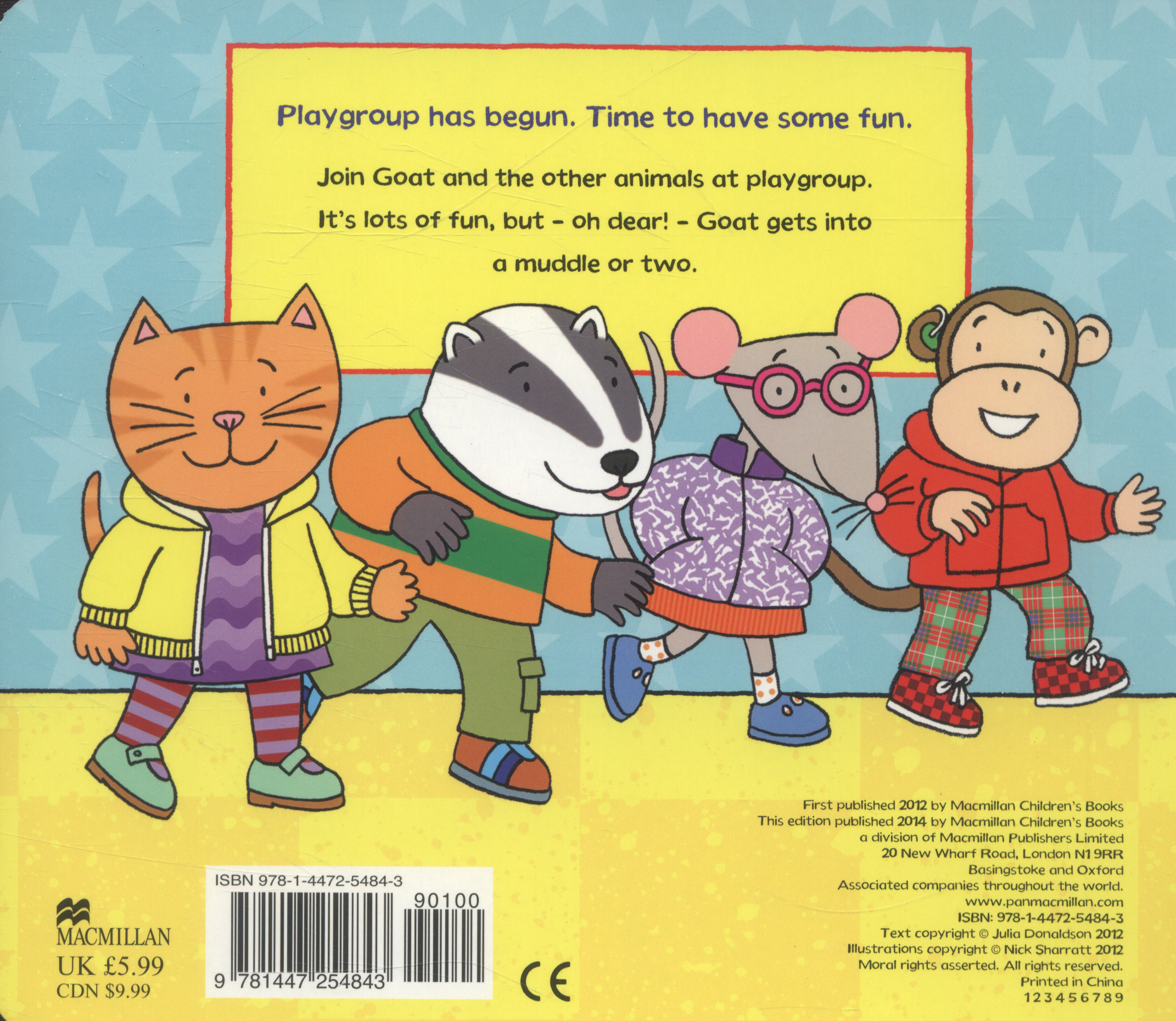 Goat goes to playgroup by Donaldson, Julia (9781447254843) | BrownsBfS