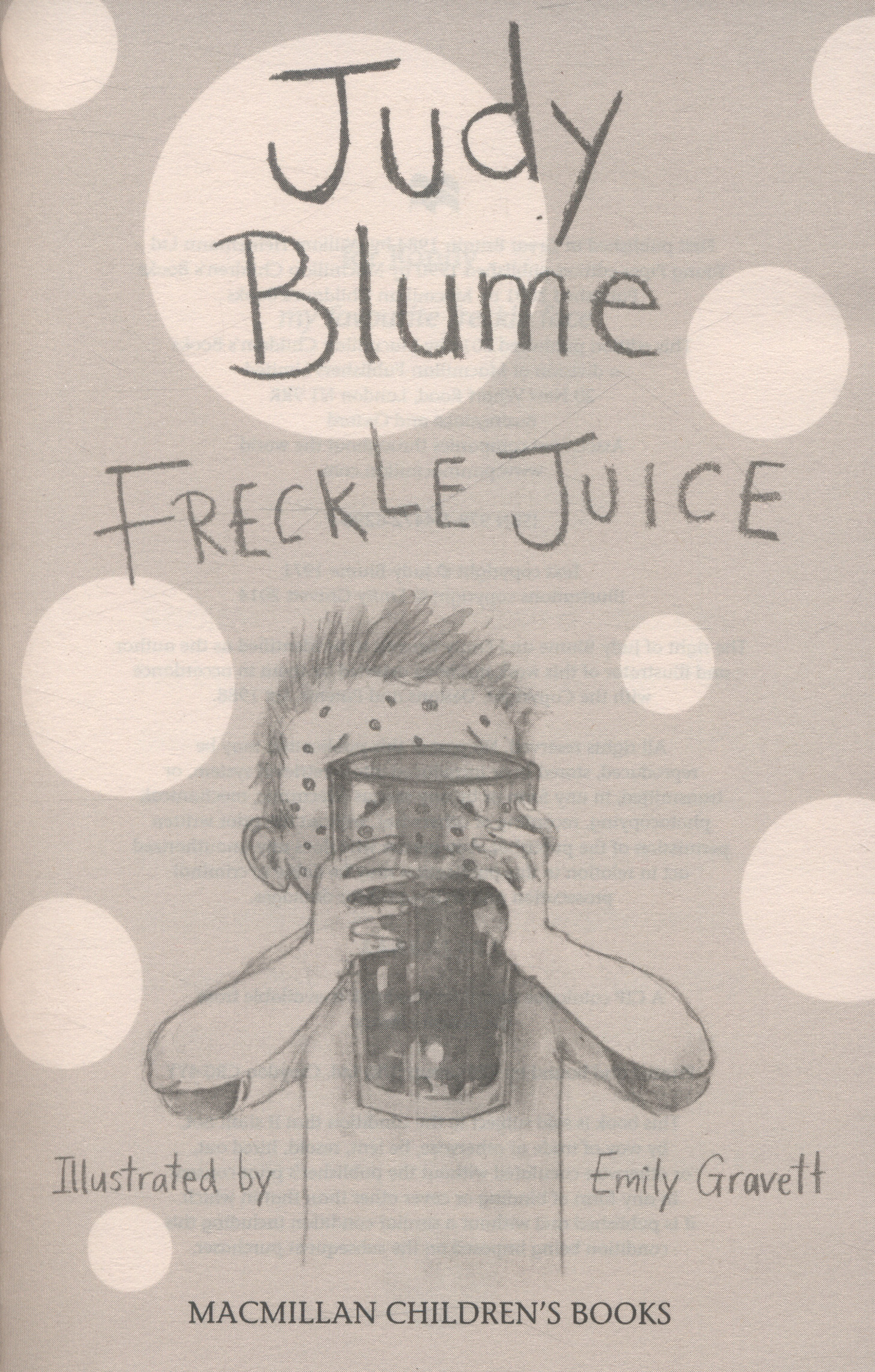 Freckle juice by Blume, Judy (9781447262909) | BrownsBfS