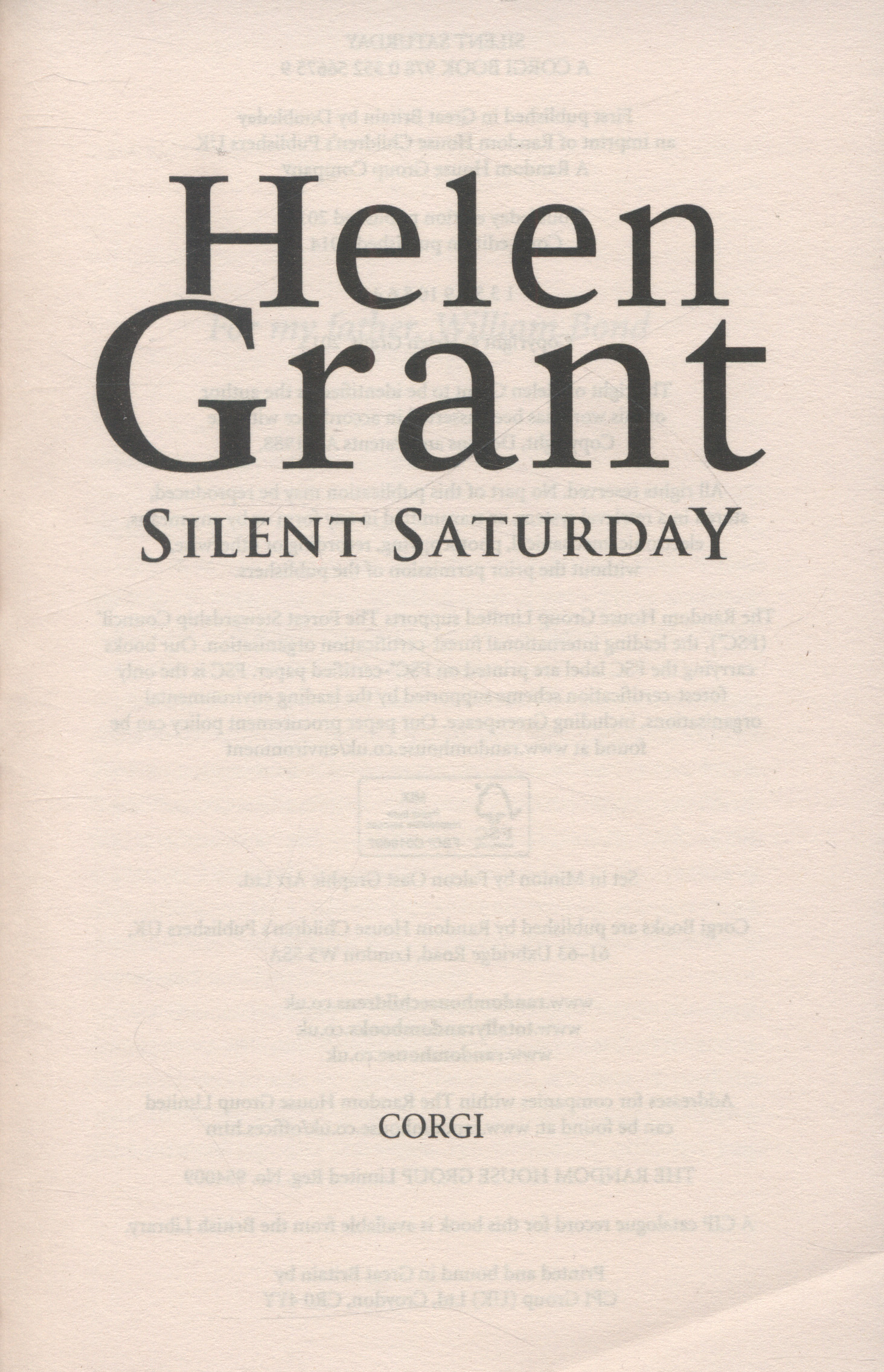 Silent Saturday