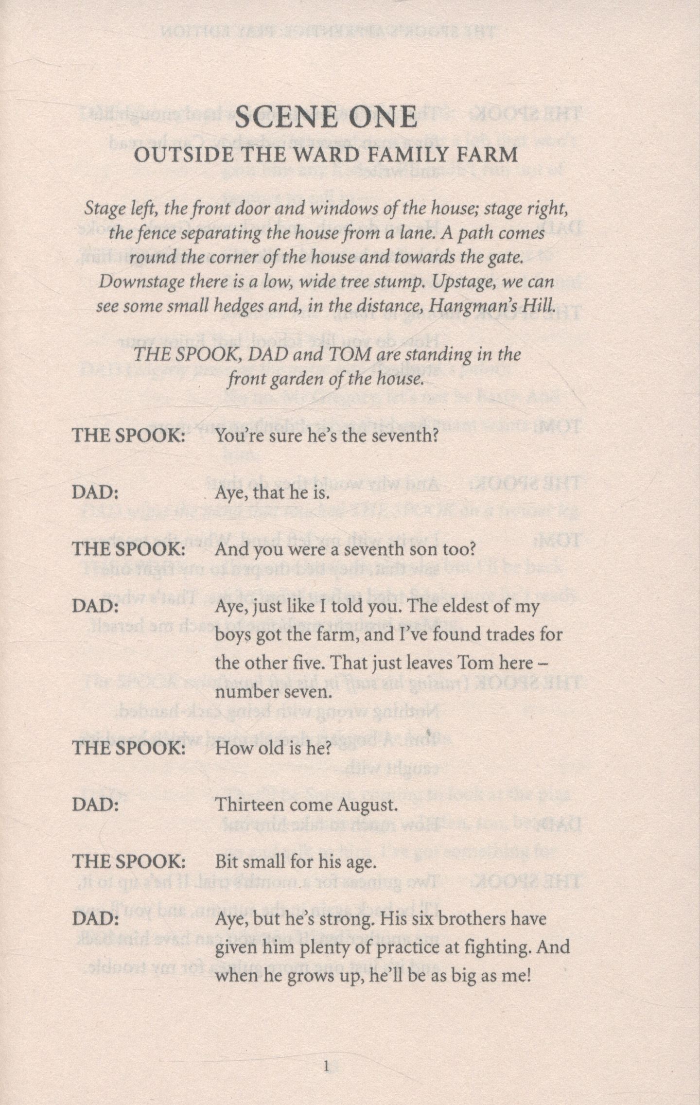 The spook's apprentice (Play edition)