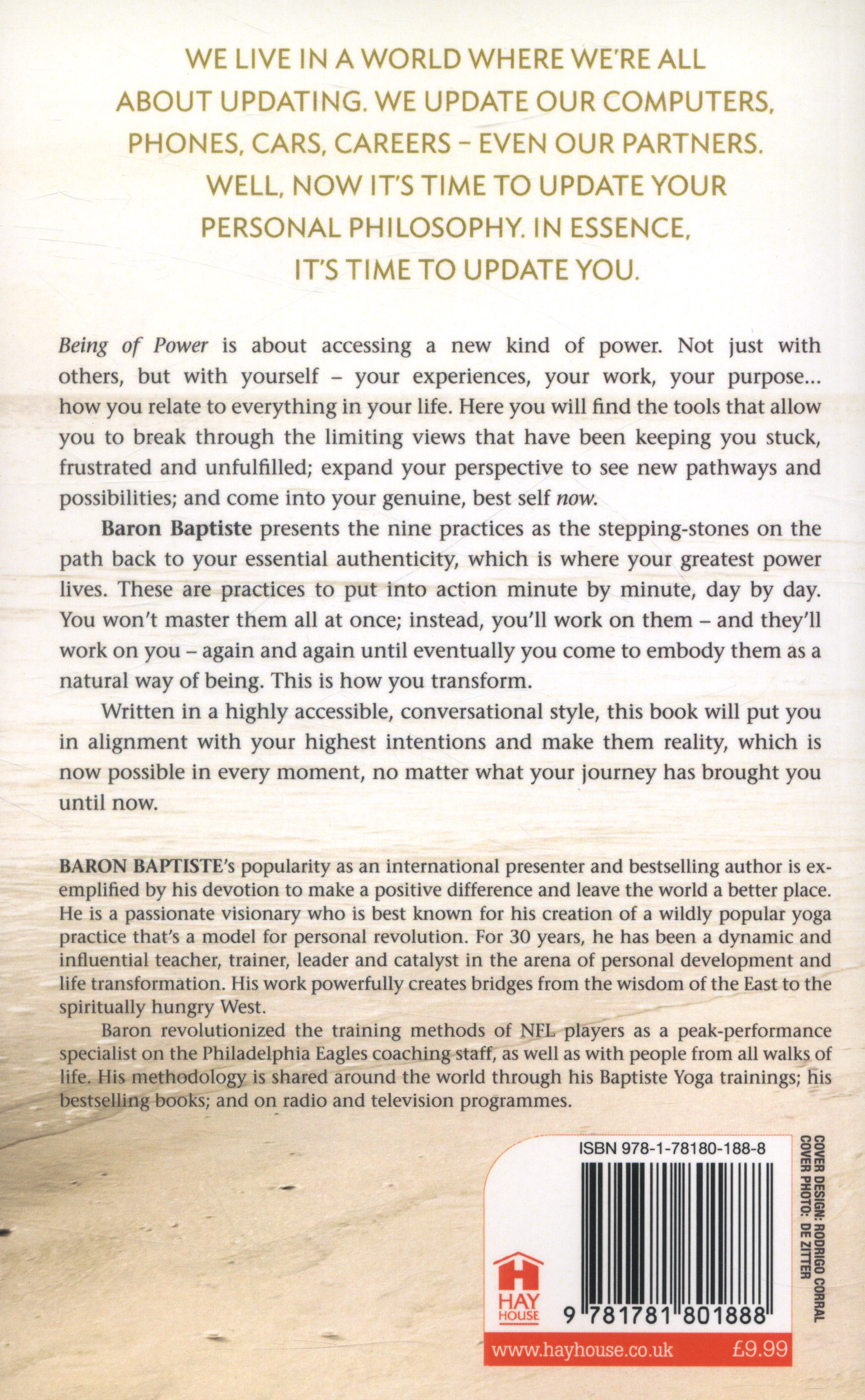 Being of Power by Baptiste, Baron (9781781801888) | Browns Books