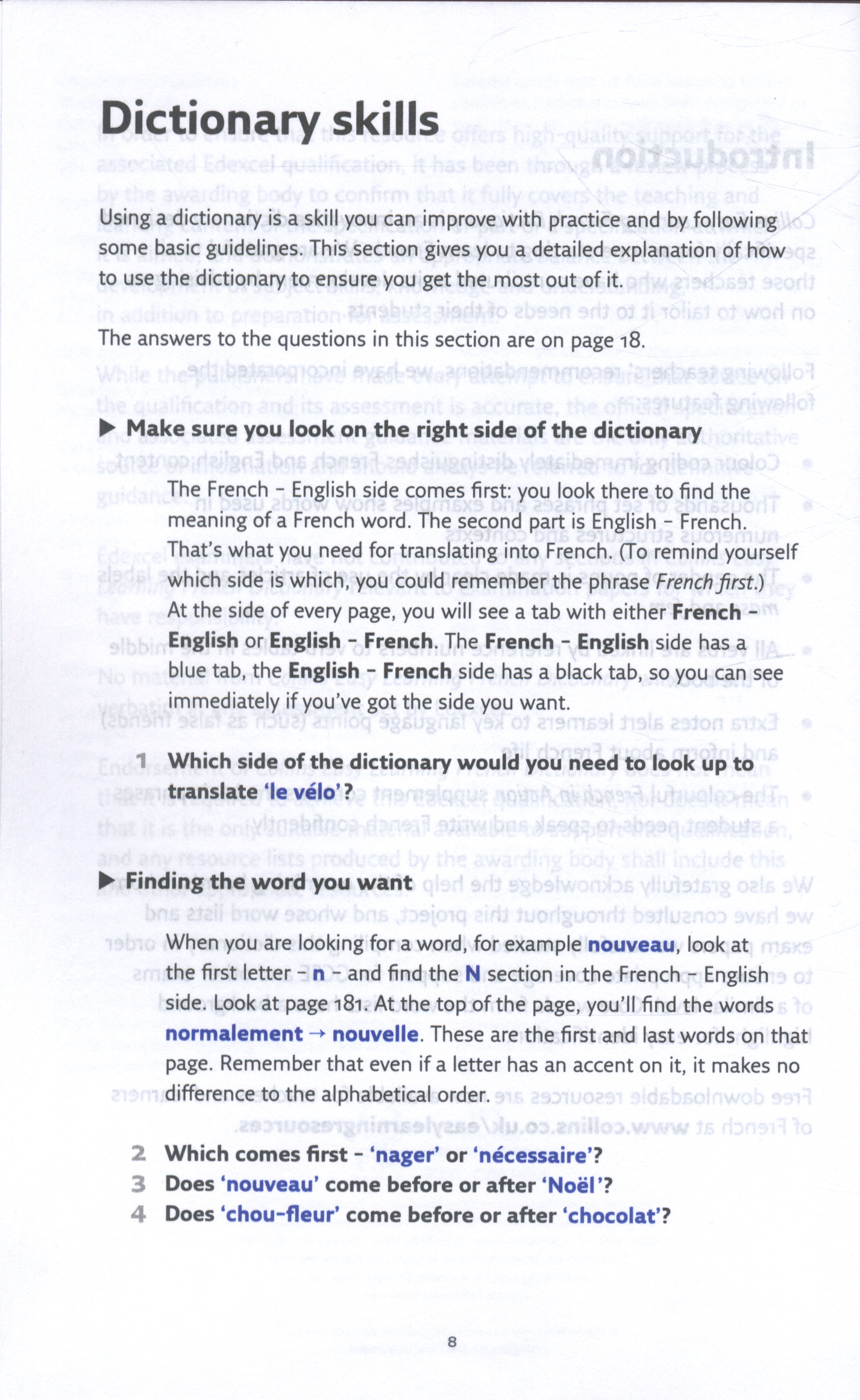 Easy Learning French Dictionary by Collins Dictionaries (9780007530960 ...