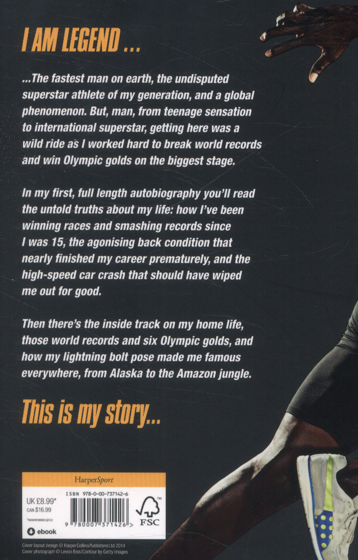 Faster than Lightning: My Autobiography by Bolt, Usain (9780007371426 ...