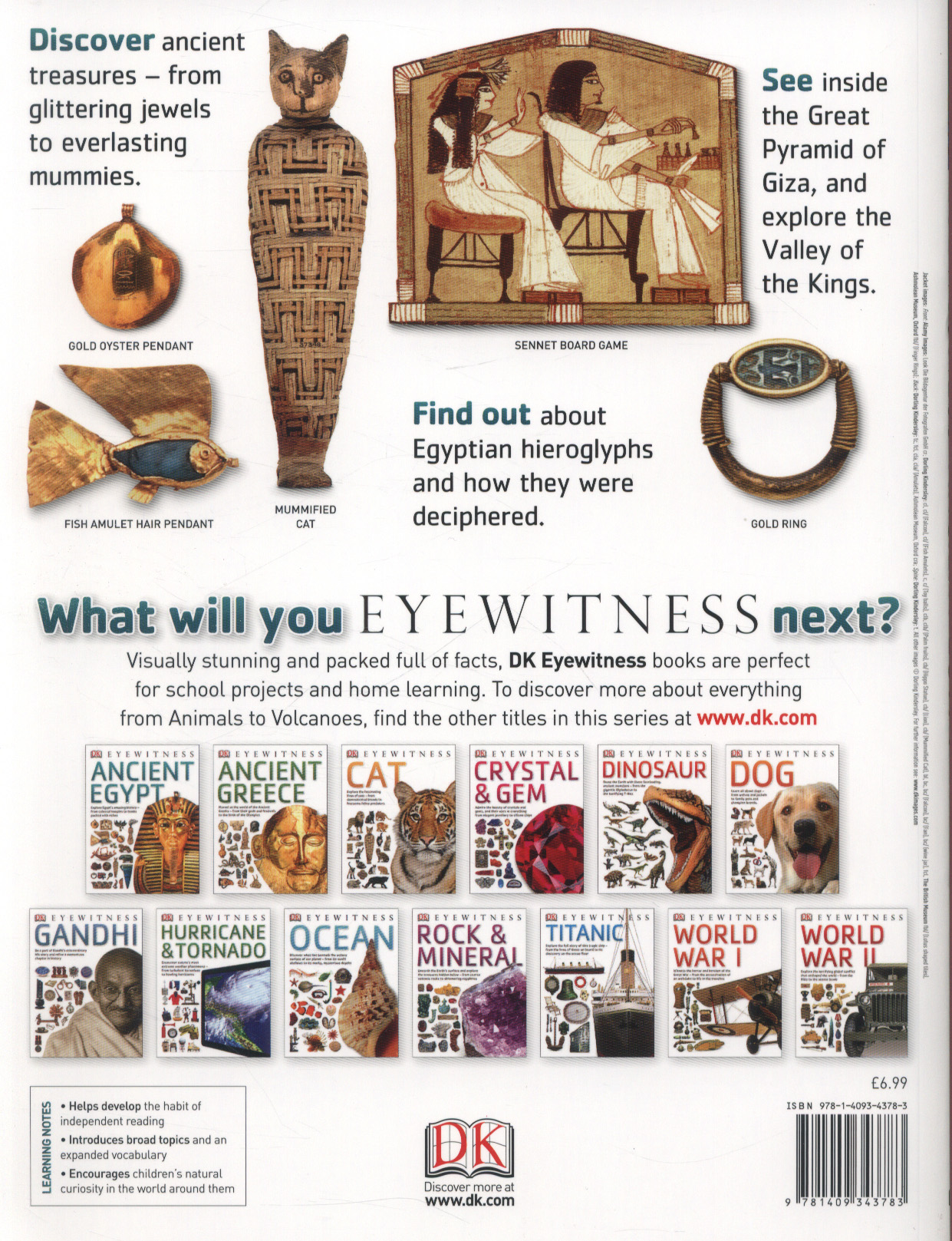 Ancient Egypt by DK (9781409343783) | BrownsBfS