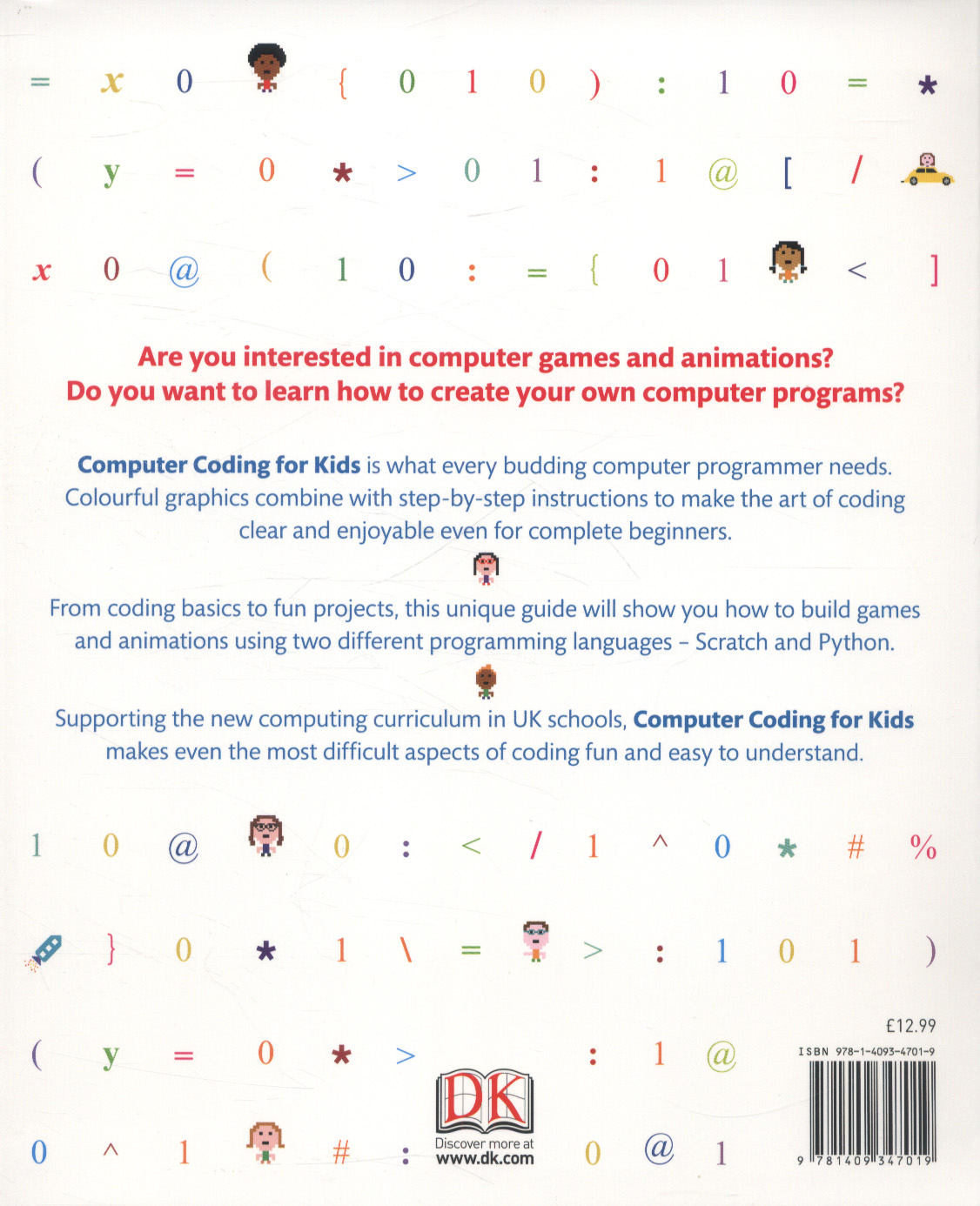 Computer coding for kids : a unique step-by-step visual guide, from ...