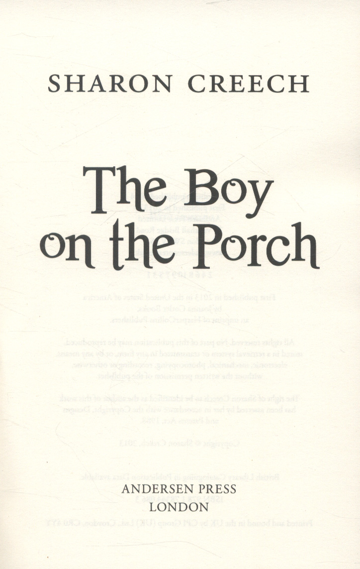 The Boy on the Porch