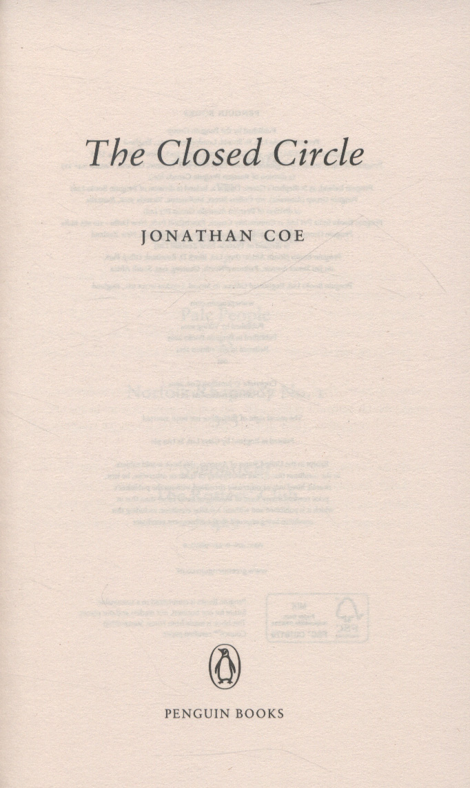 The closed circle by Coe, Jonathan (9780241967720) | BrownsBfS