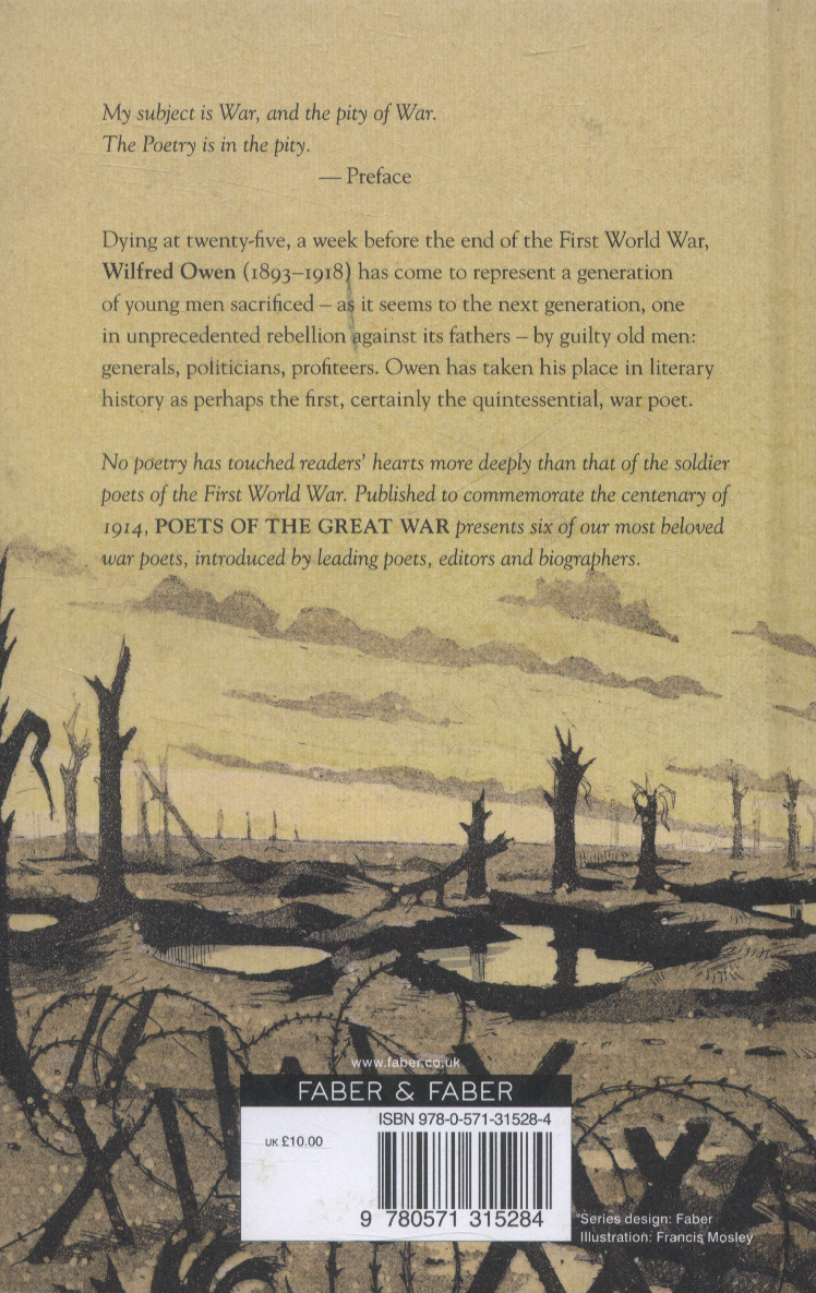 Wilfred Owen : selected poems by Owen, Wilfred (9780571315284) | BrownsBfS