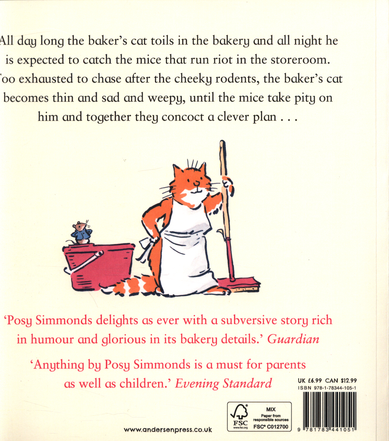 Baker cat by Simmonds, Posy (9781783441051) | BrownsBfS