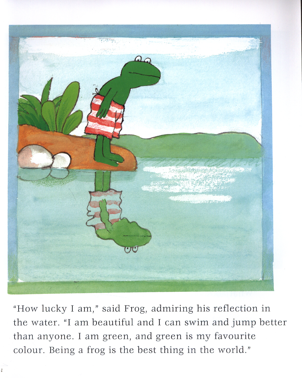 Frog is frog by Velthuijs, Max (9781783441419) | BrownsBfS