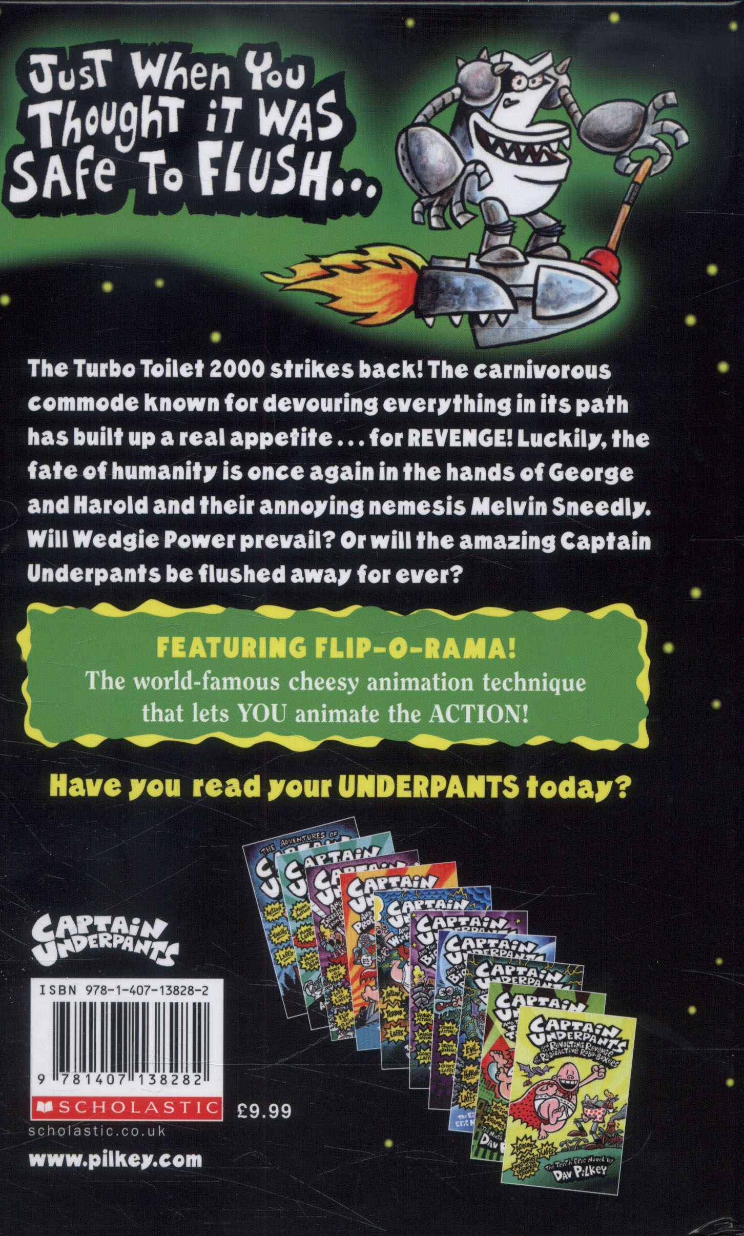 Captain Underpants and the Tyrannical Retaliation of the Turbo Toilet ...