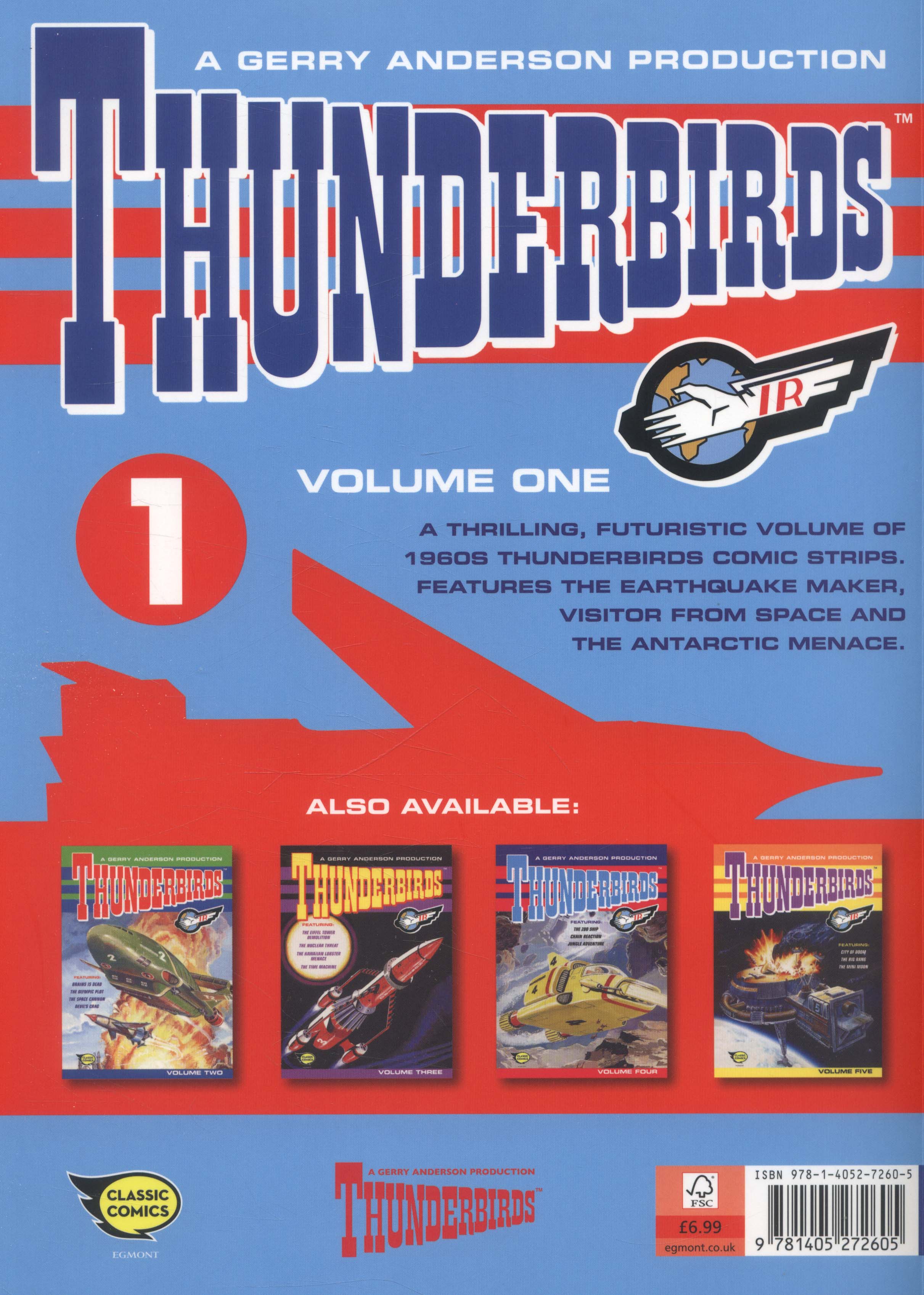 Thunderbirds: Comic Volume One by Anderson, Gerry (9781405272605 ...