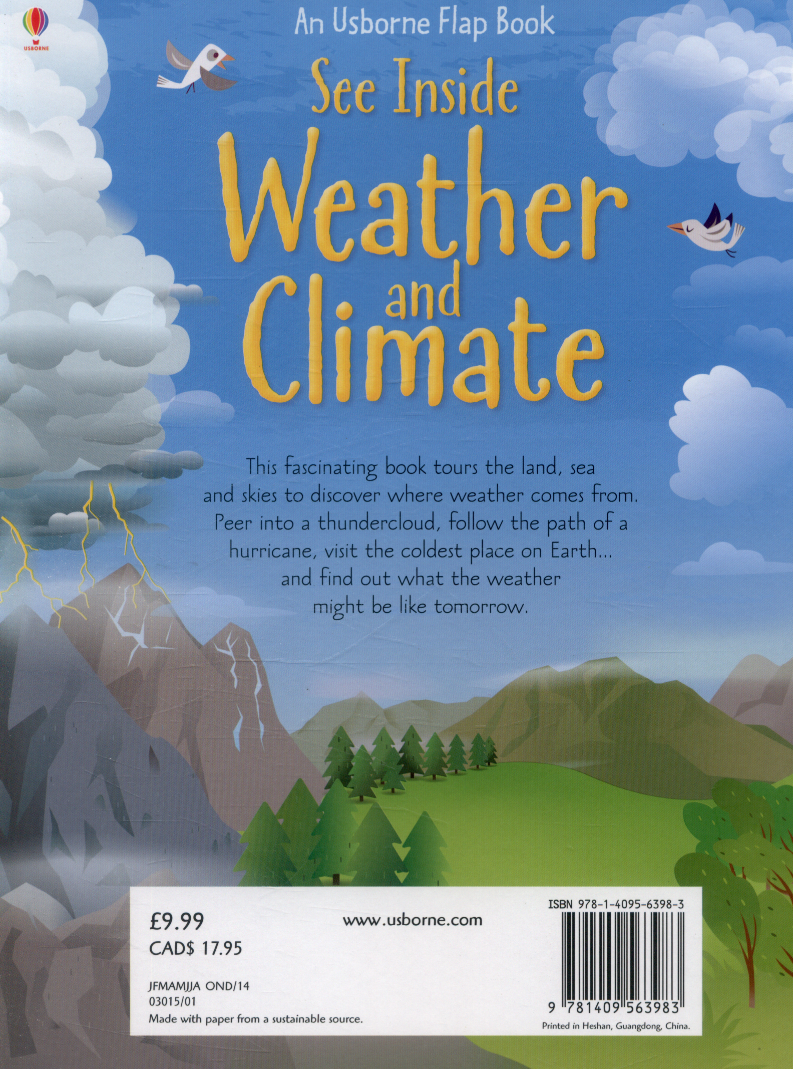 See inside weather and climate by Daynes, Katie (9781409563983) | BrownsBfS