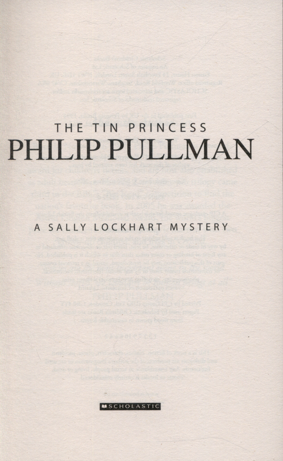 The tin princess (30th anniversary edition)