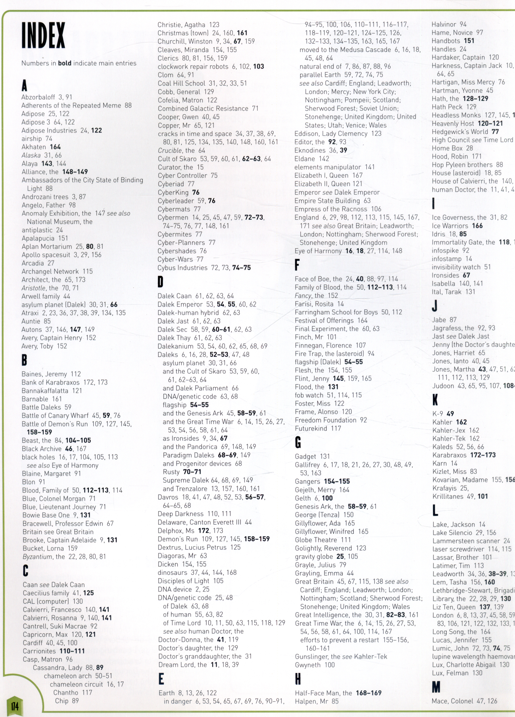 Doctor Who The Visual Dictionary Updated and Expanded by DK ...