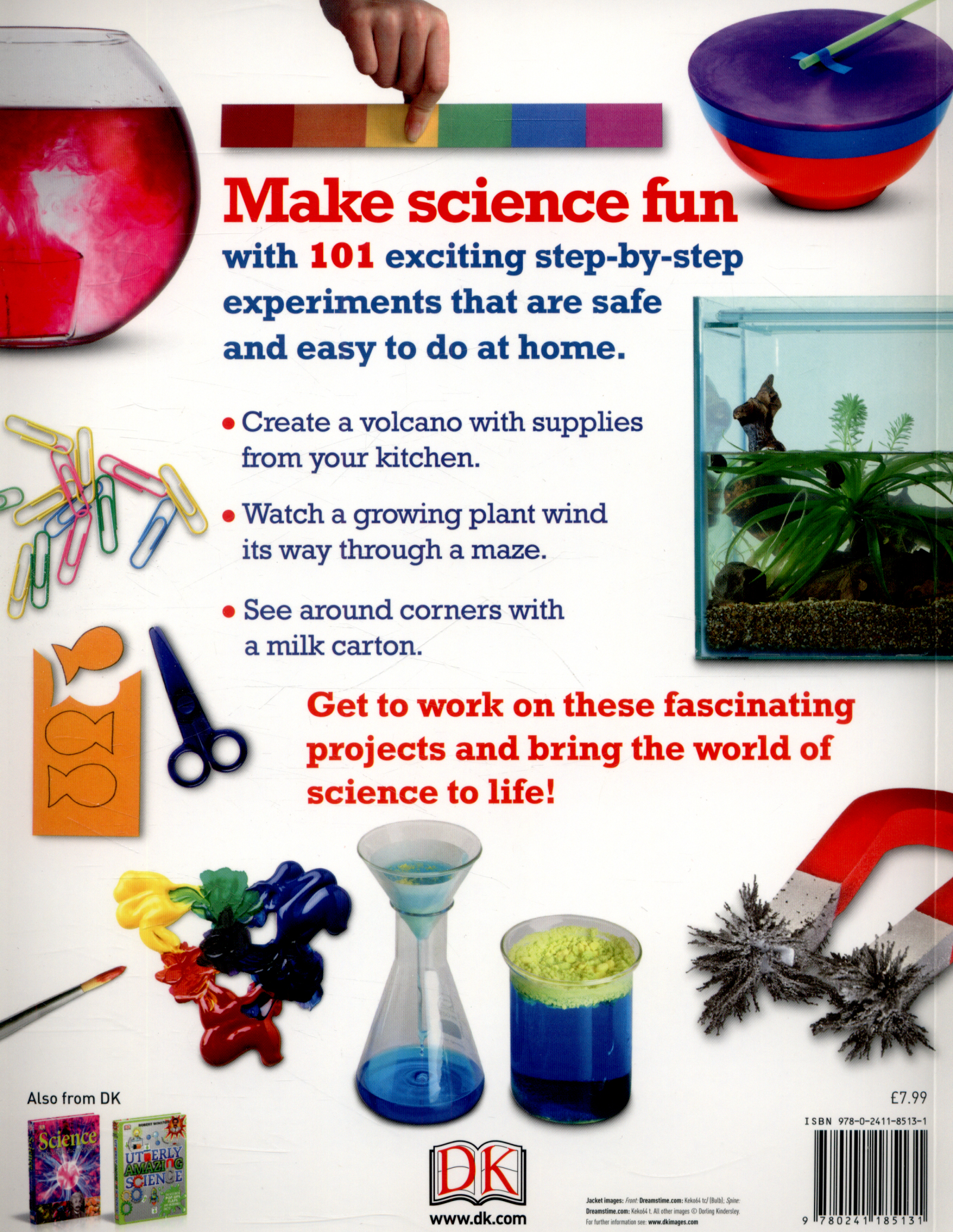 101 great science experiments by DK (9780241185131) | BrownsBfS