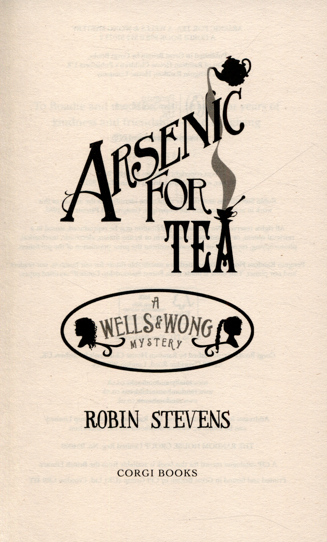 Arsenic for Tea by Stevens, Robin (9780552570732) | Browns Books