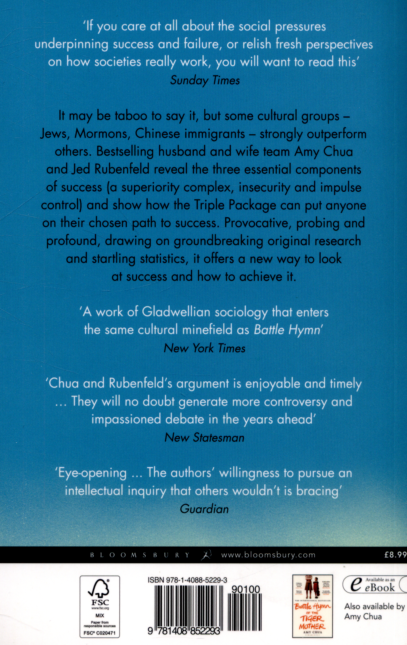 The Triple Package by Chua, Amy (9781408852293) | Browns Books