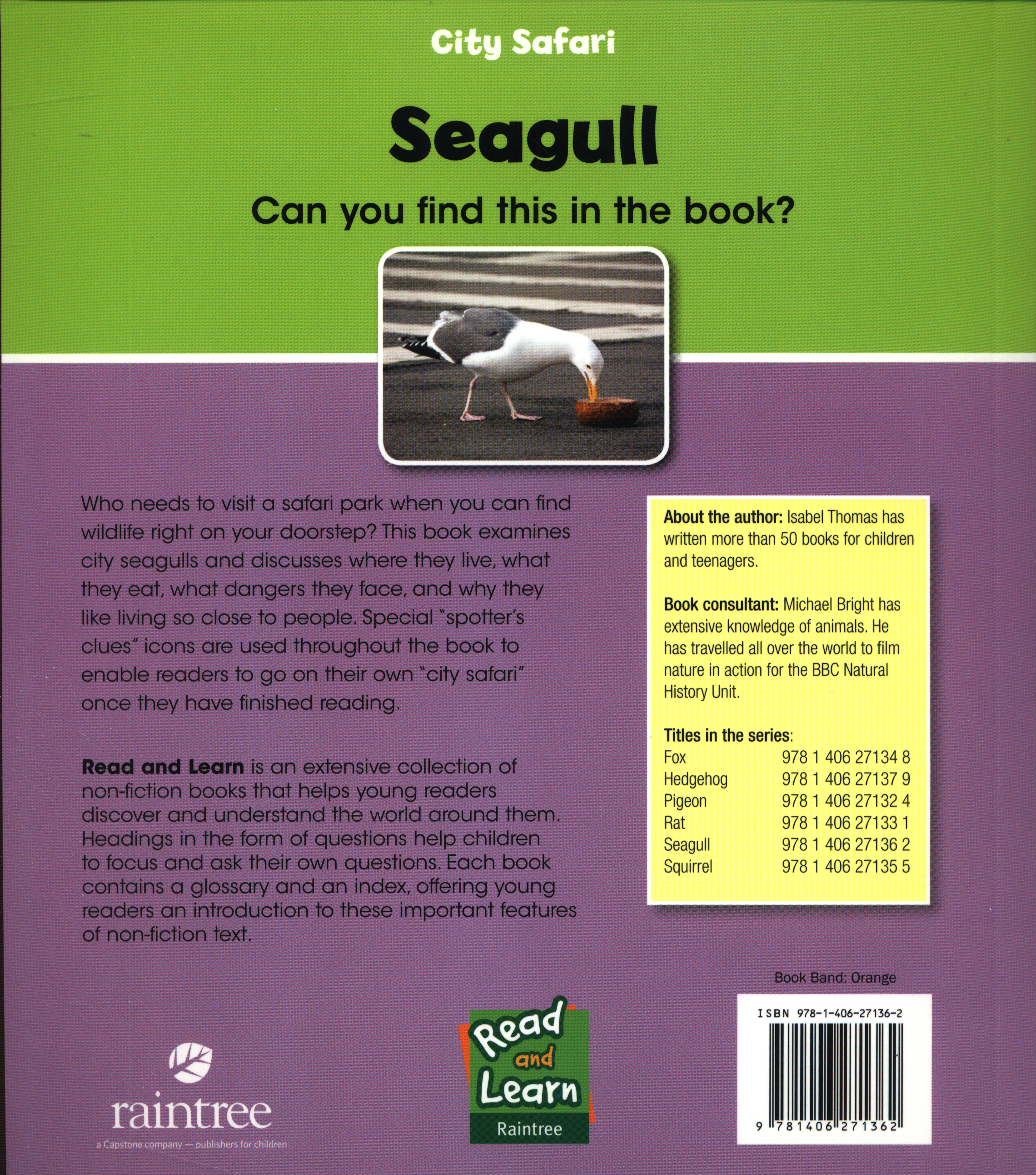 Seagull by Thomas, Isabel (9781406271362) | Browns Books