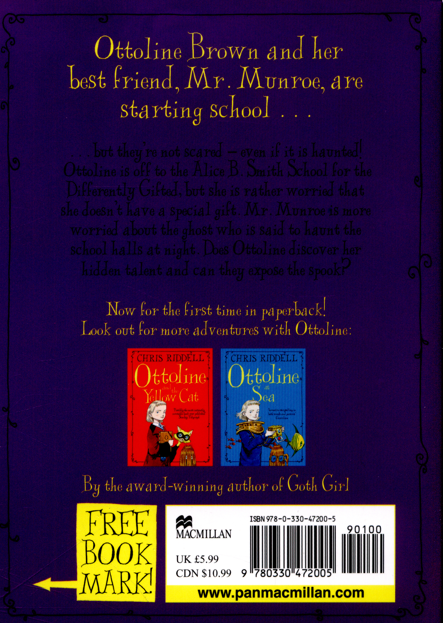 Ottoline Goes to School by Riddell, Chris (9780330472005) | Browns Books