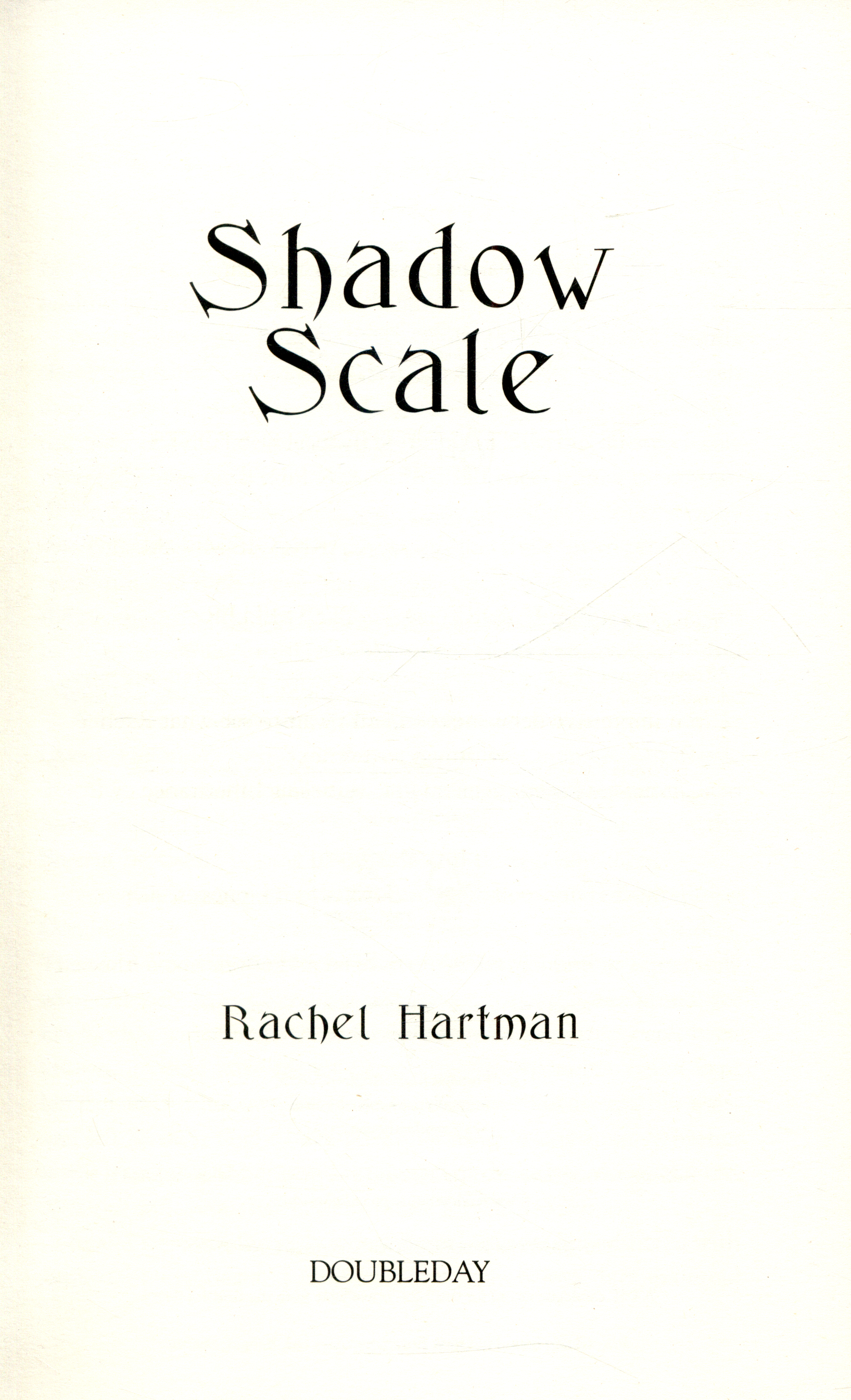 Shadow scale by Hartman, Rachel (9780857531599) | BrownsBfS