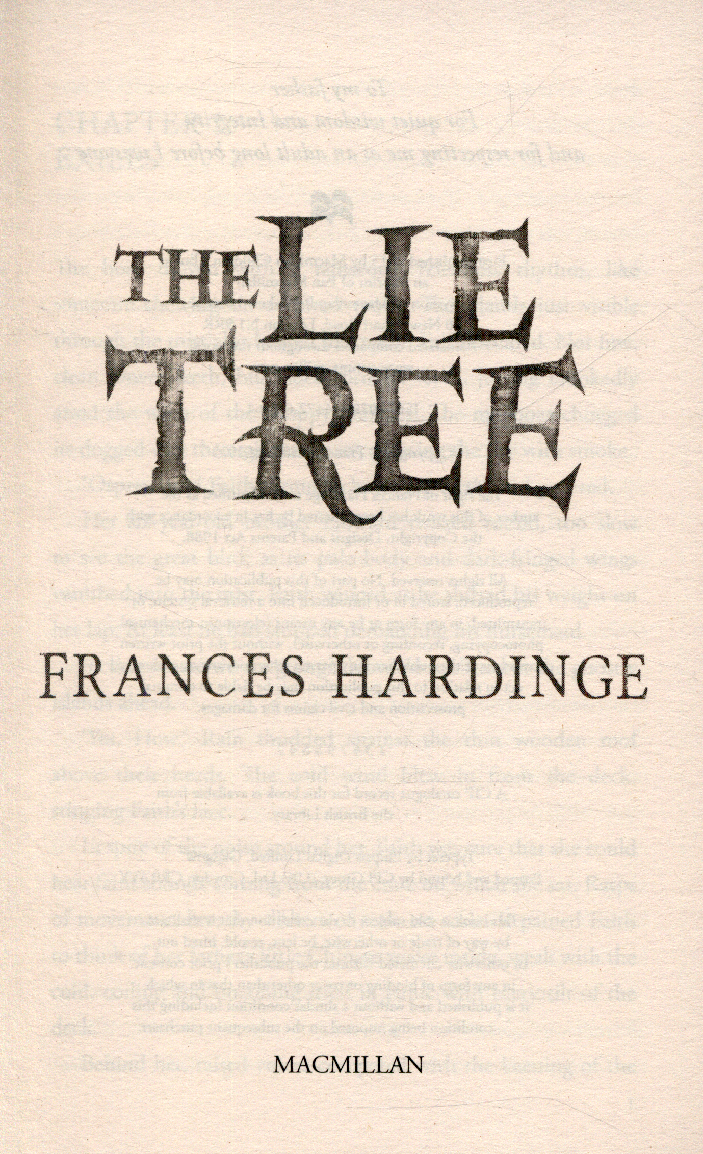 The lie tree