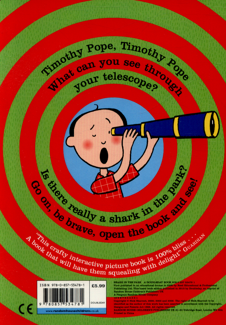 Shark in the park! by Sharratt, Nick (9780857534781) | BrownsBfS