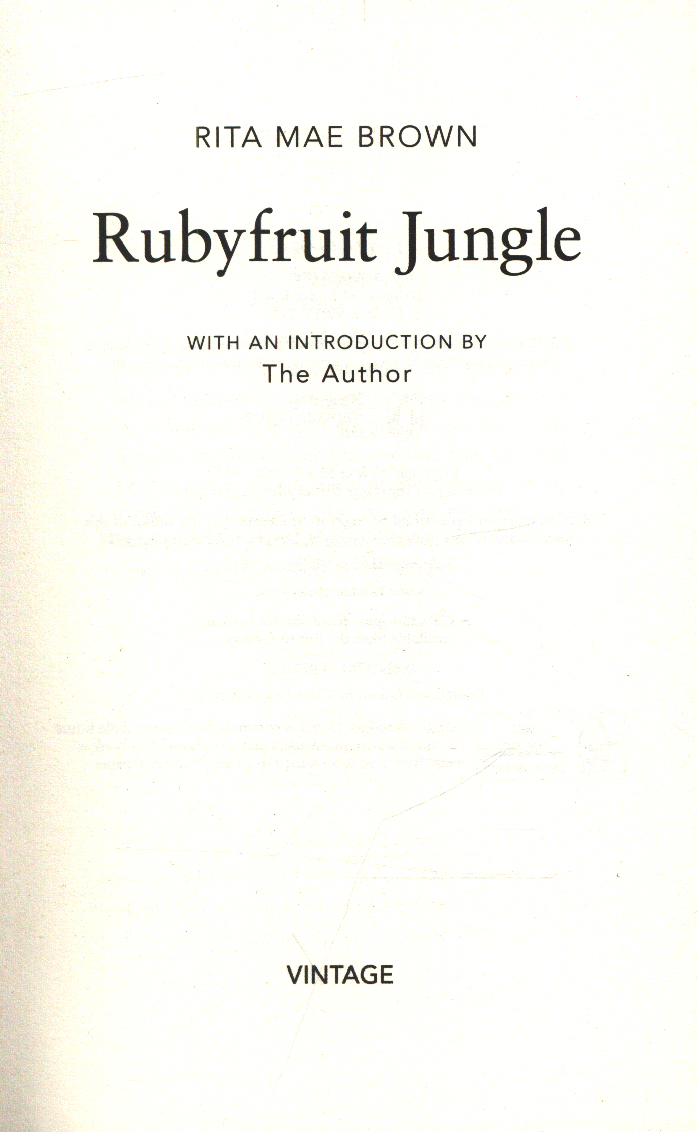 Rubyfruit jungle by Brown, Rita Mae (9781784870515) | BrownsBfS
