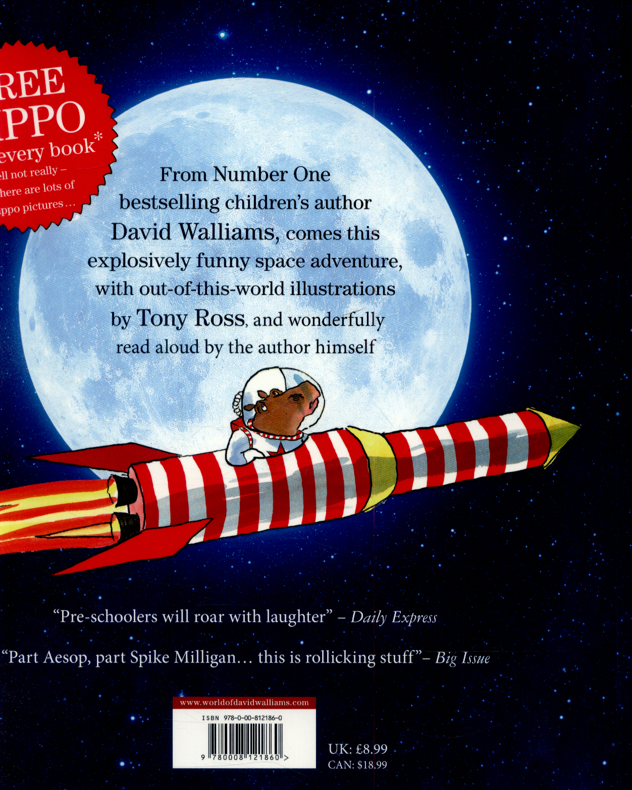 The first hippo on the moon : based on a true story by Walliams, David ...
