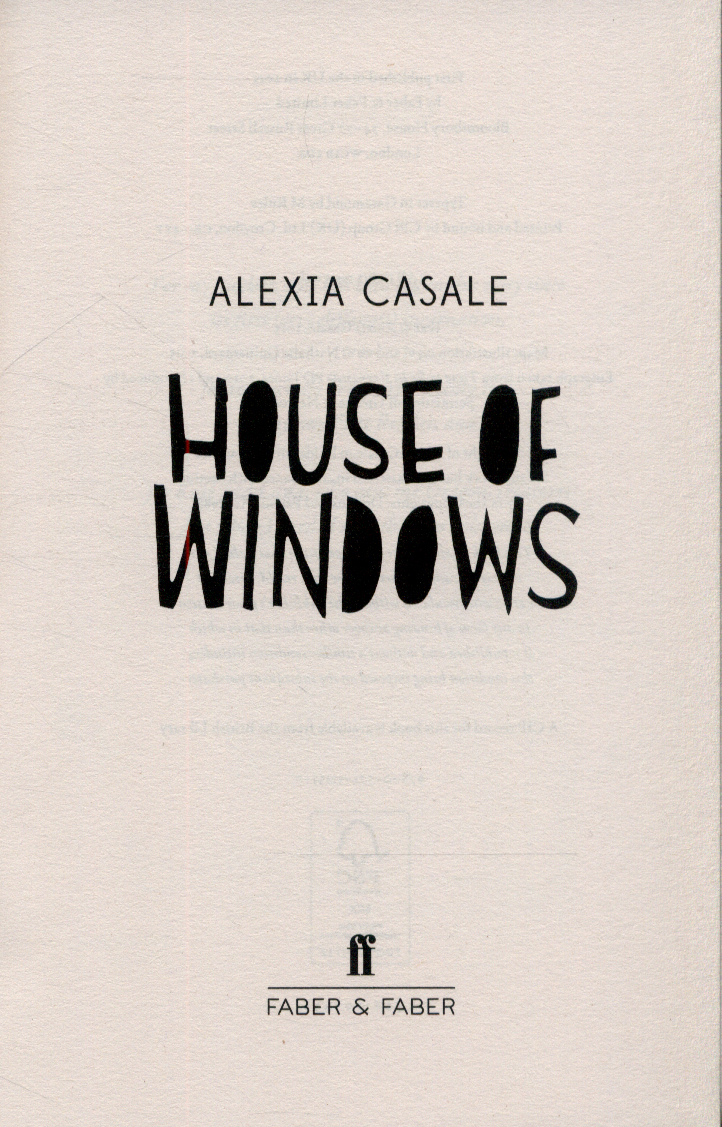 House of Windows by Casale, Alexia (9780571321537) | Browns Books