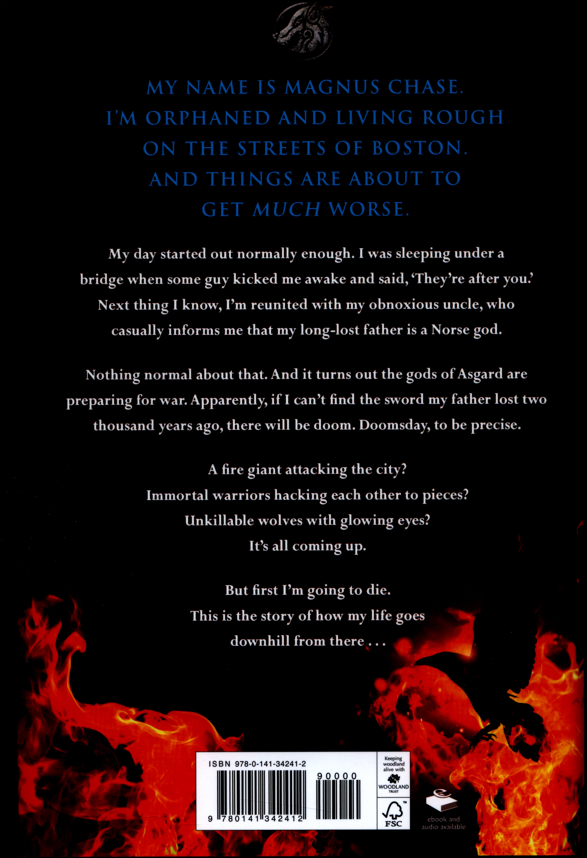 Magnus Chase and the sword of summer by Riordan, Rick (9780141342412 ...