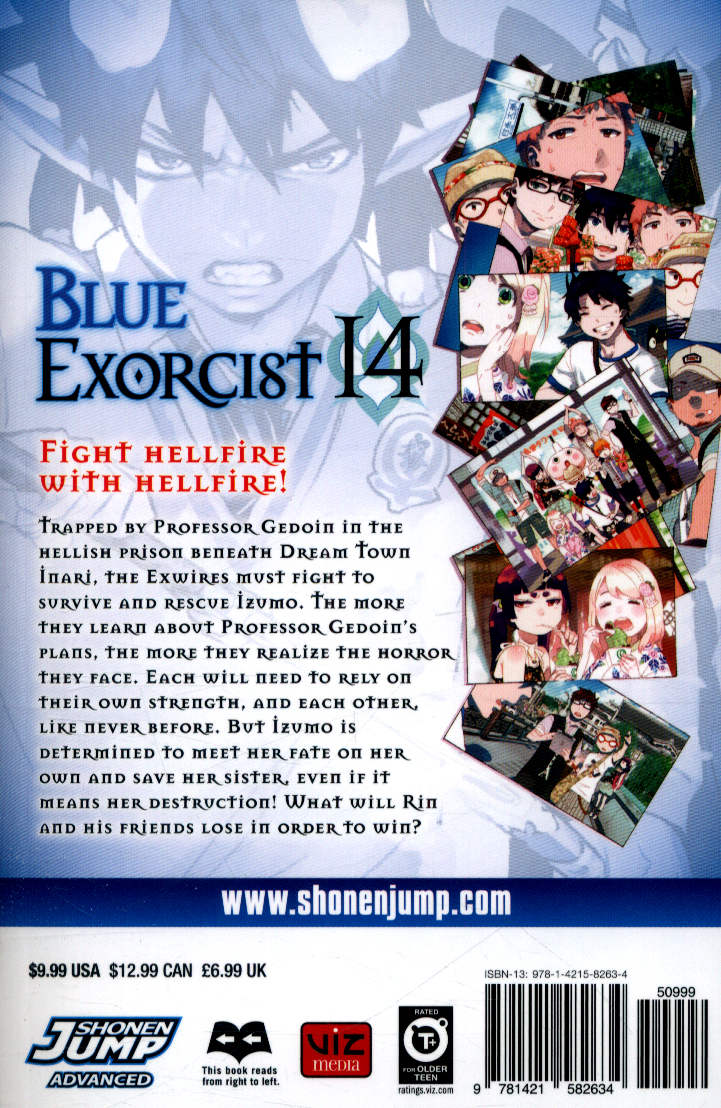 Blue Exorcist, Vol. 14 by Kato, Kazue (9781421582634) | Browns Books