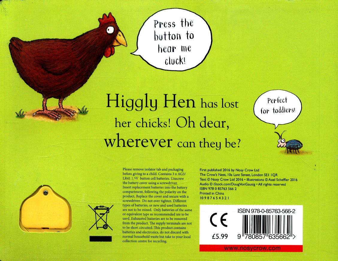 Sound-Button Stories: Higgly Hen by Nosy Crow Ltd (9780857635662 ...
