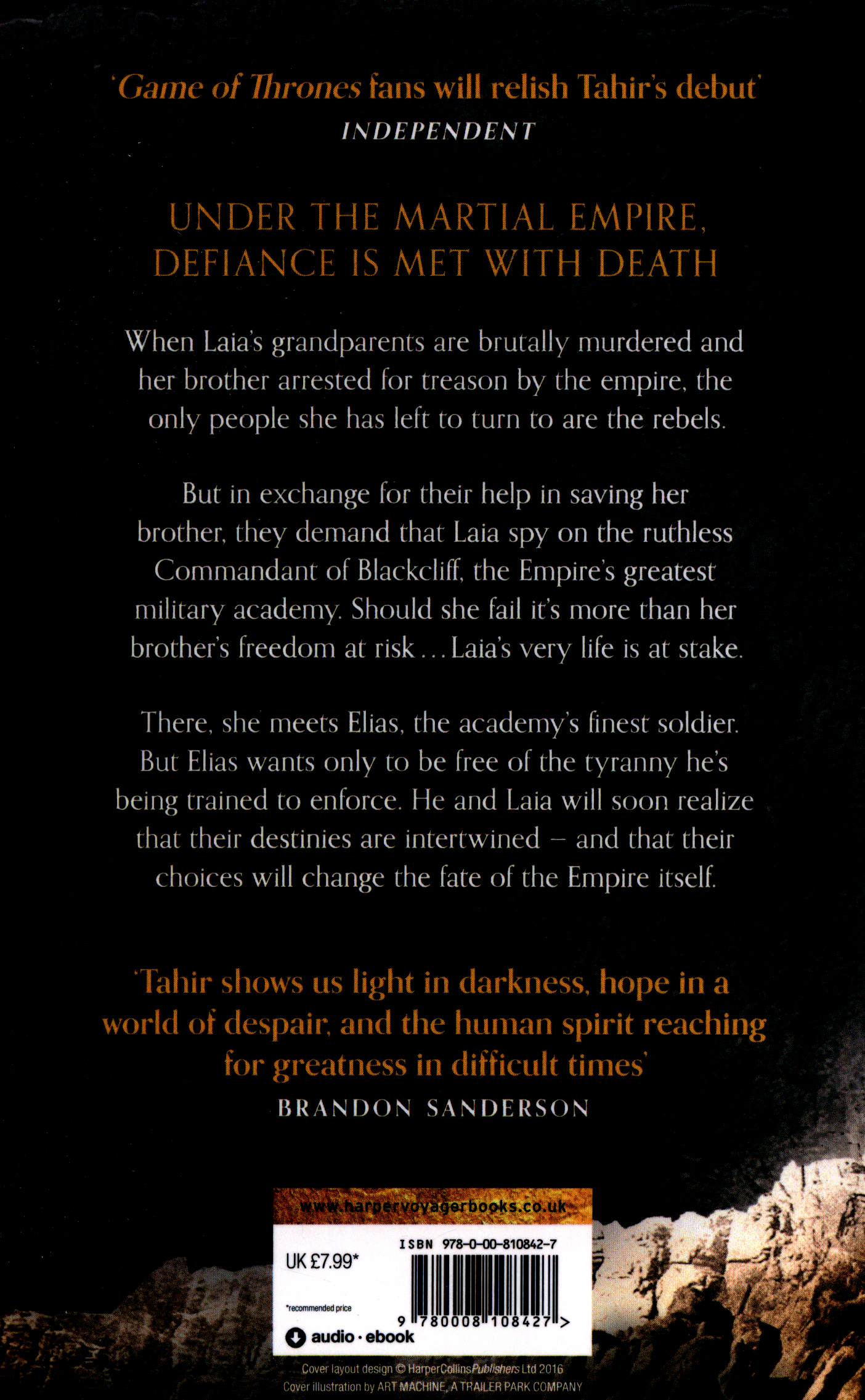 An ember in the ashes by Tahir, Sabaa (9780008108427) | BrownsBfS