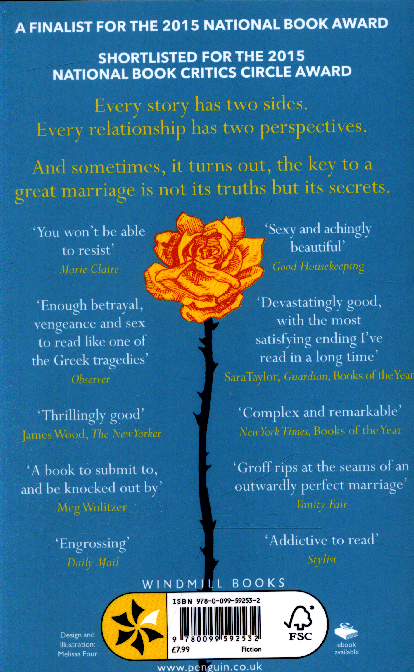 Fates and Furies by Groff, Lauren (9780099592532) | Browns Books